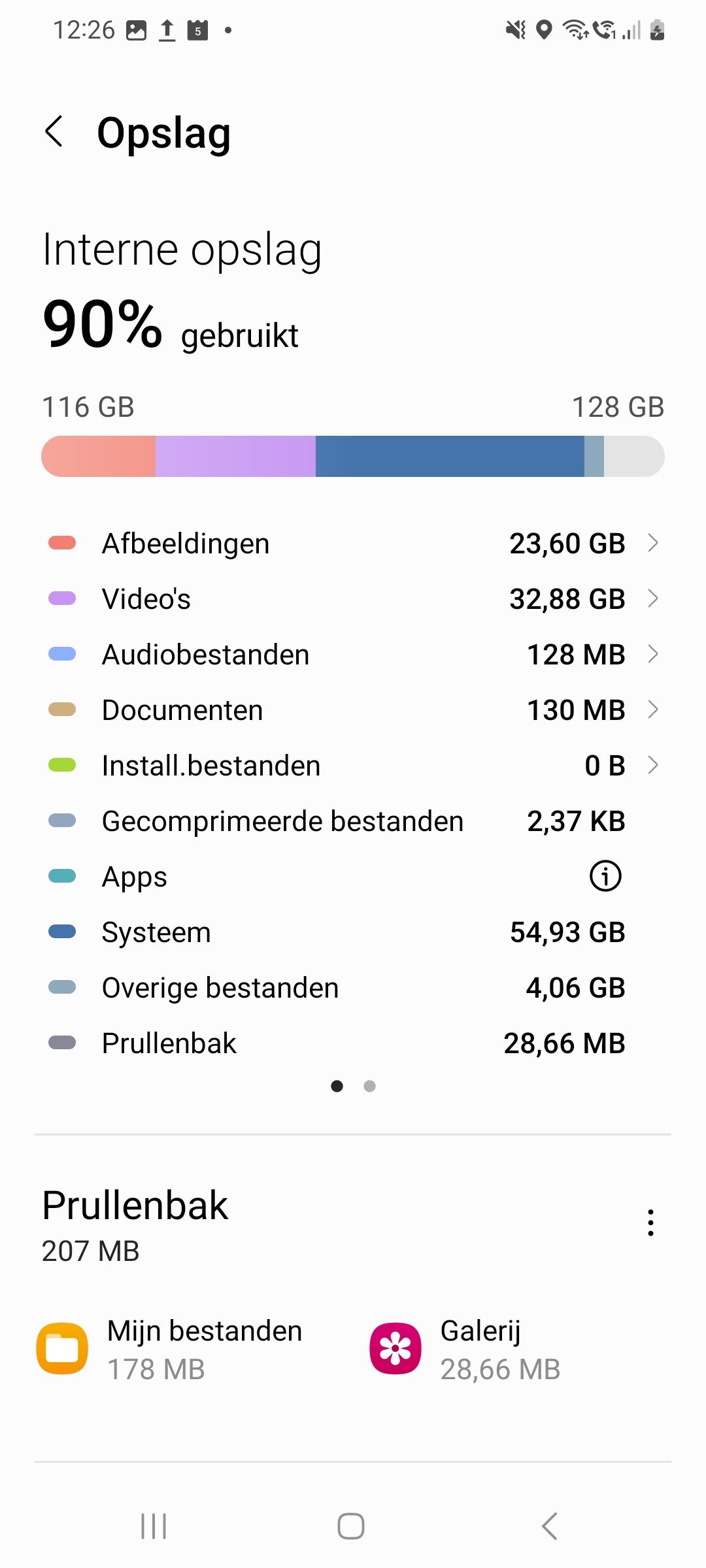 Interne opslag vol - Samsung Community