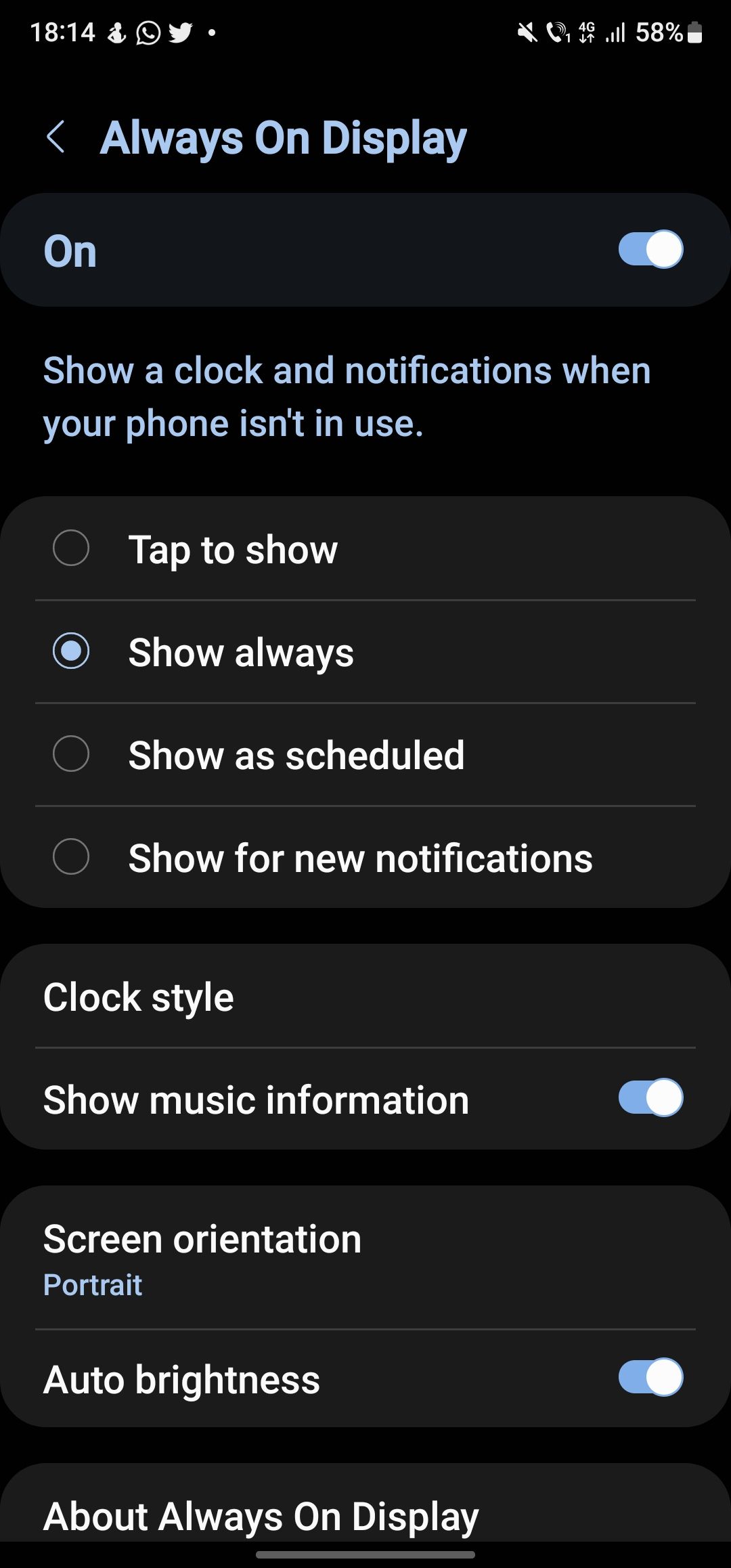 Always on Display - Samsung Community