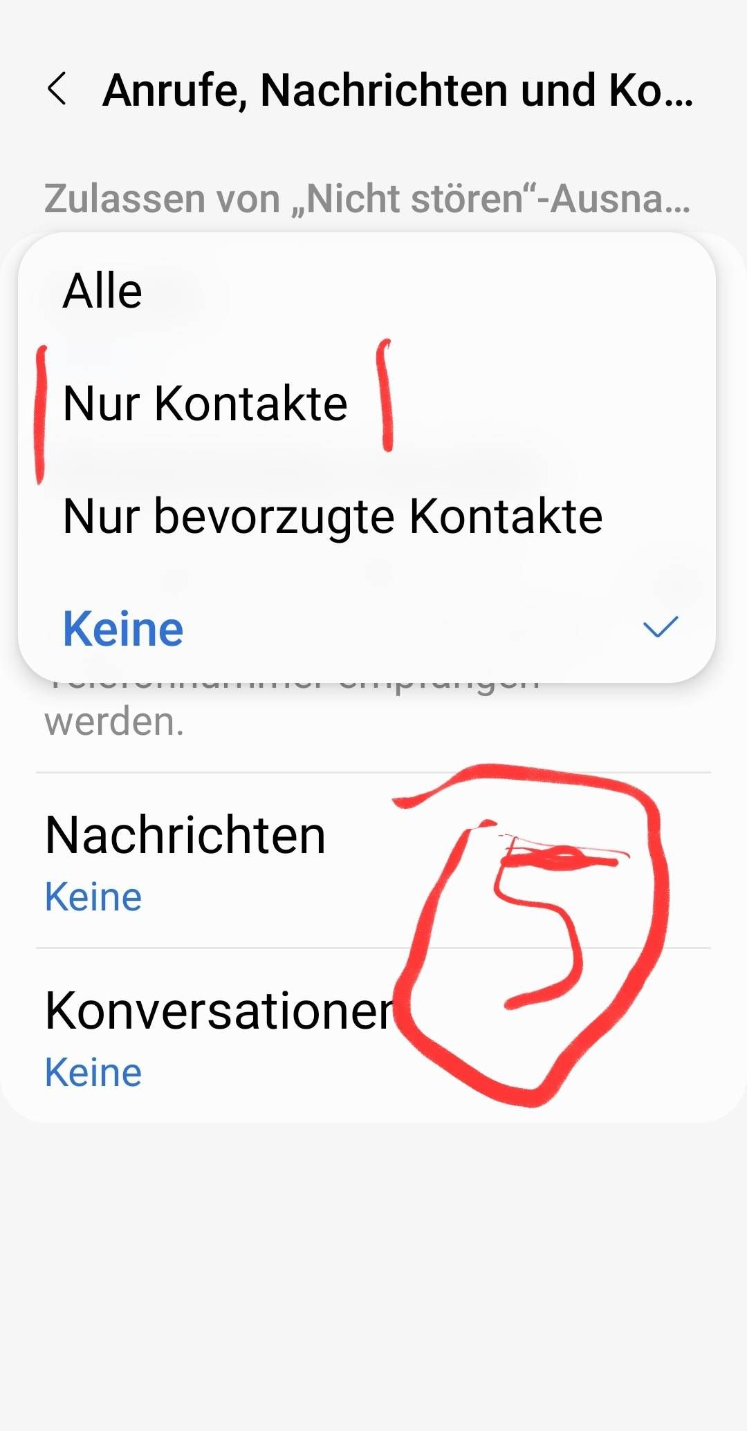 Nur Anrufe von Kontakten durchstellen - Samsung Community