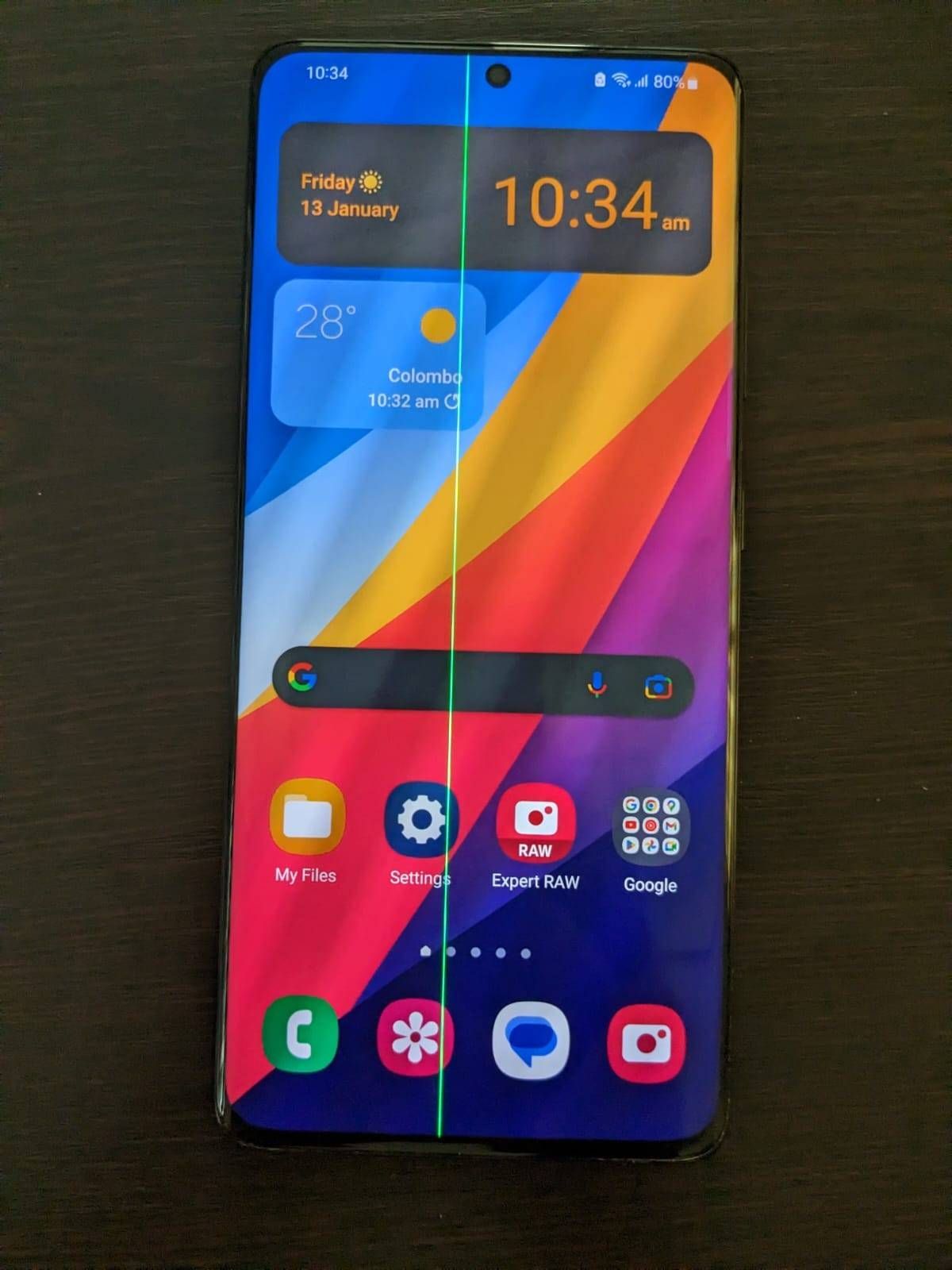 S21 Ultra green line issue please solve my issue - Samsung Community