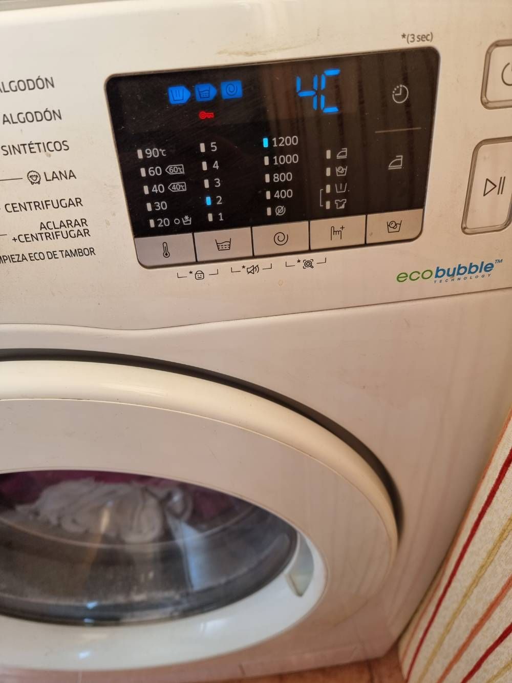 Solucionado: Lavadora Samsung eco bubble error 4C - Samsung Community