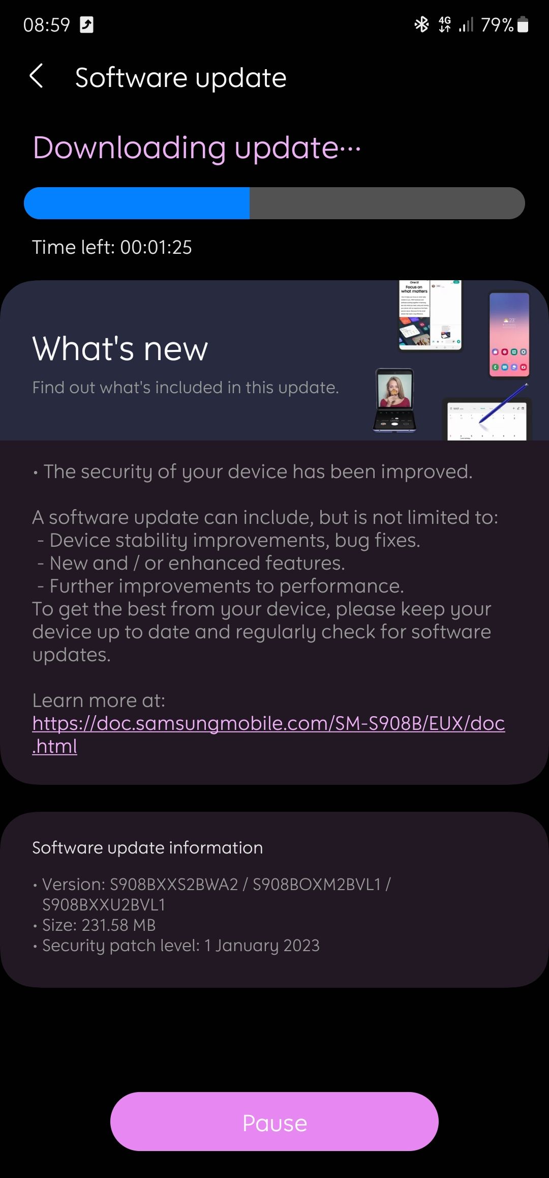 S22 Ultra January Security Update - O2 UK - Samsung Community