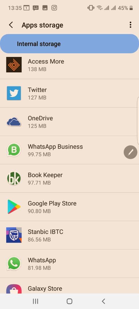 S22 ultra internal storage is full after installing 4 applications ...