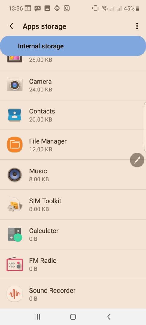 S22 ultra internal storage is full after installing 4 applications ...