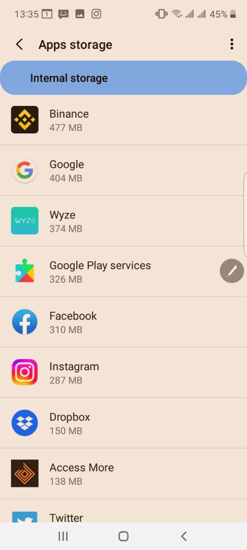 S22 ultra internal storage is full after installing 4 applications ...