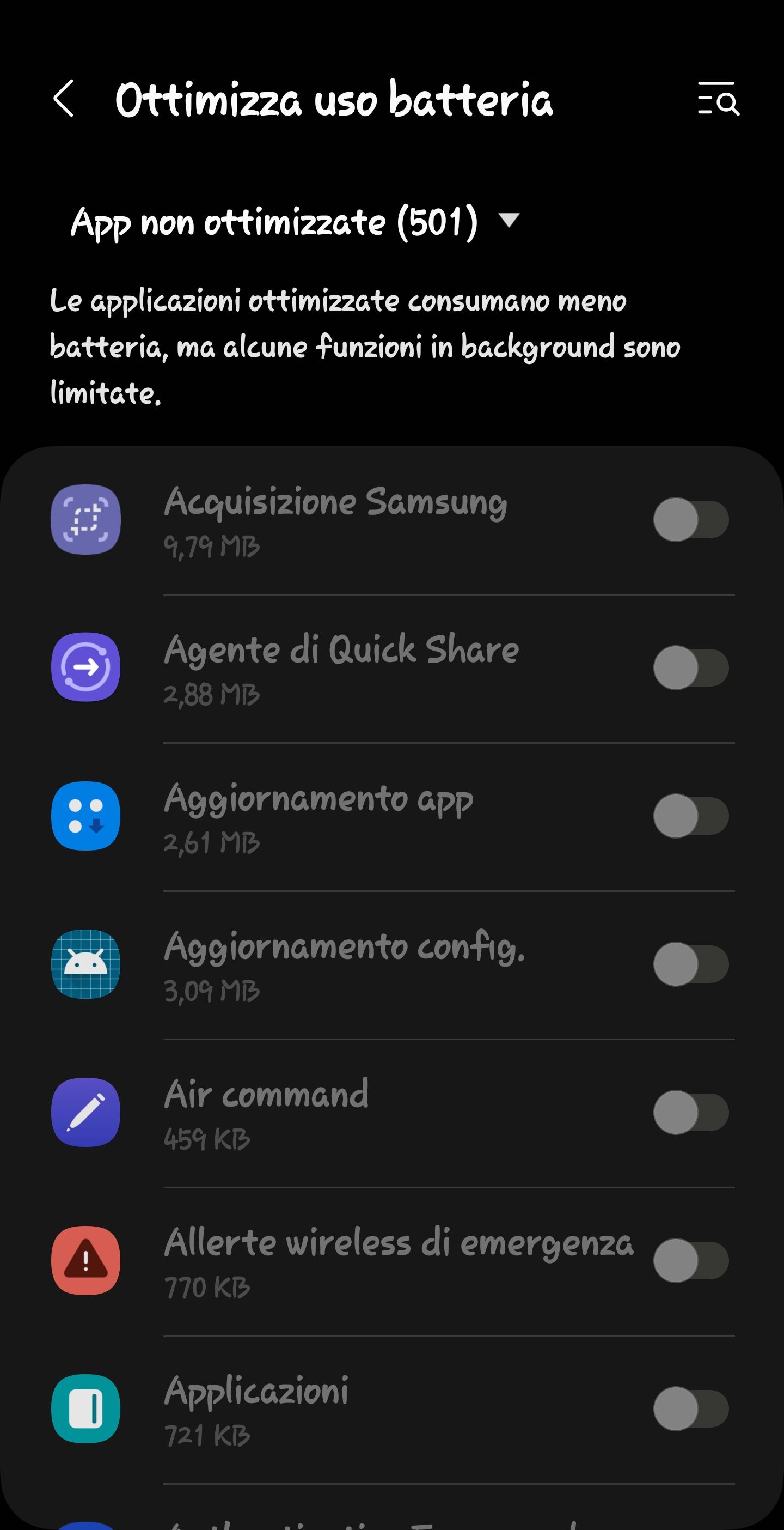 Ottimizzazione batteria s22ultra - Pagina 2 - Samsung Community