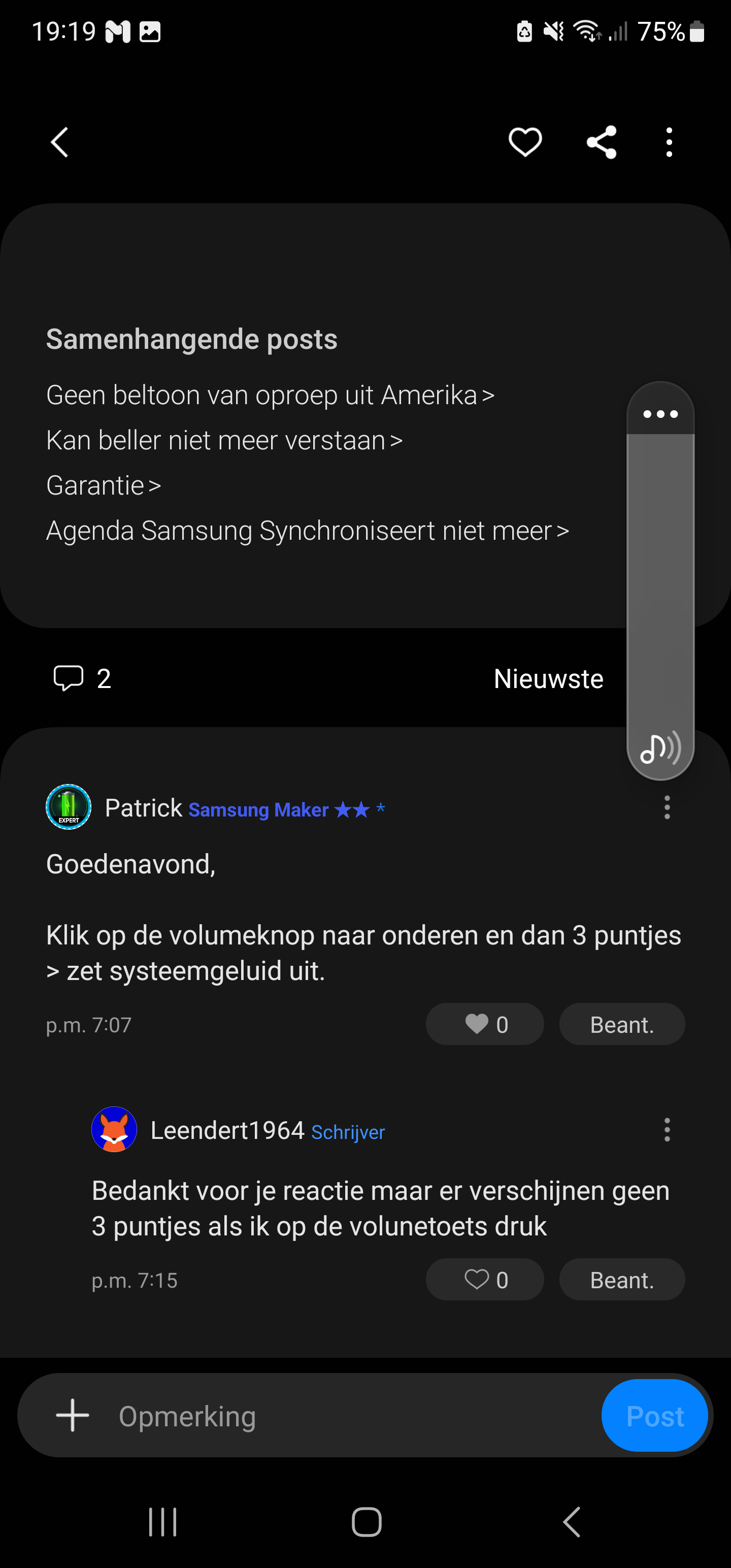 Opgelost: Geluid bij ontgrendelen - Samsung Community