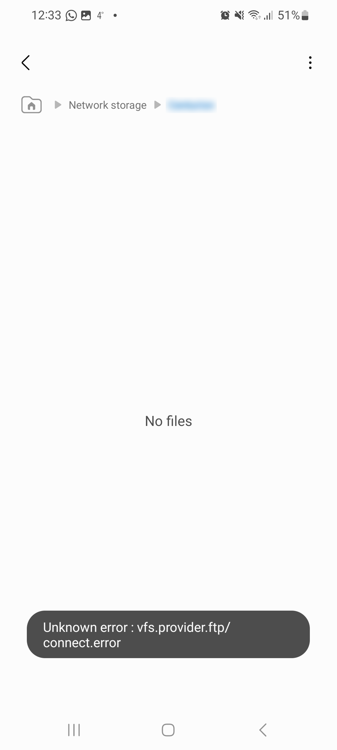 Error connecting to FTP or SMB server in "My Files" app - Samsung Community