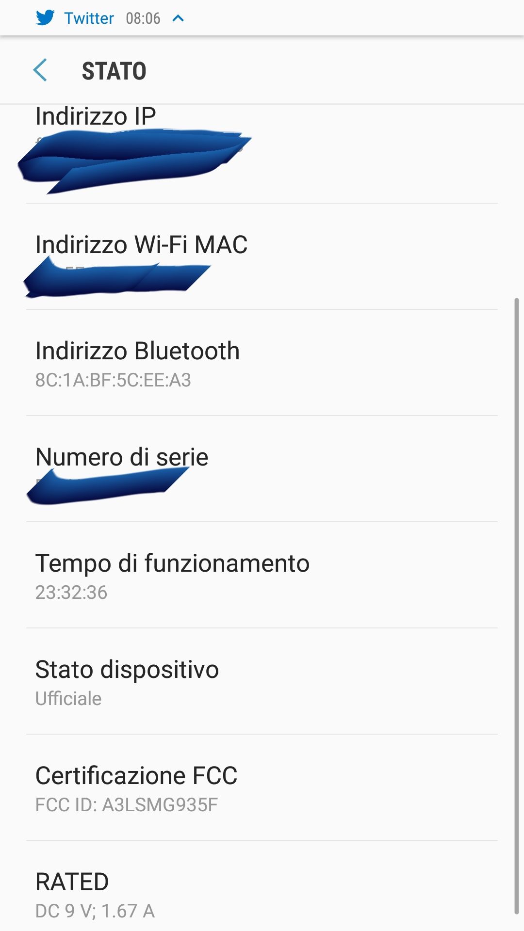 Mess. di errore durante diagnostica: È STATA RILEVATA UNA MODIFICA ...