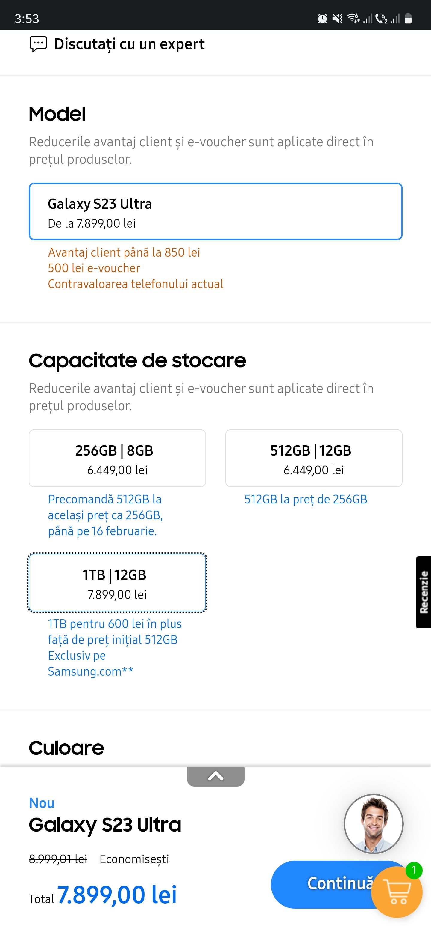 Re: Re: Re: Re: Re: Galaxy S23 Ultra 1TB|Întrebări - Samsung Community