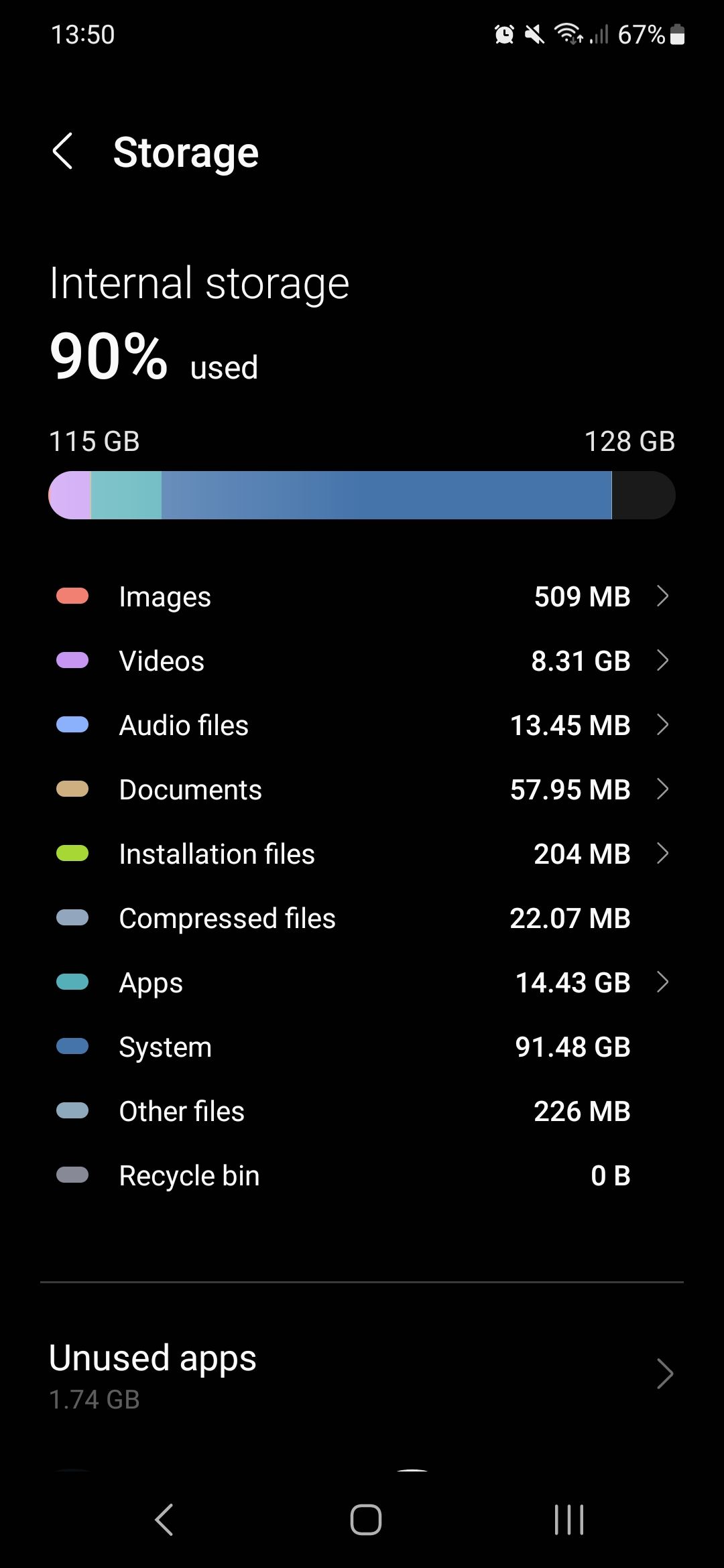 Galaxy S22 suddenly out of storage - Samsung Community