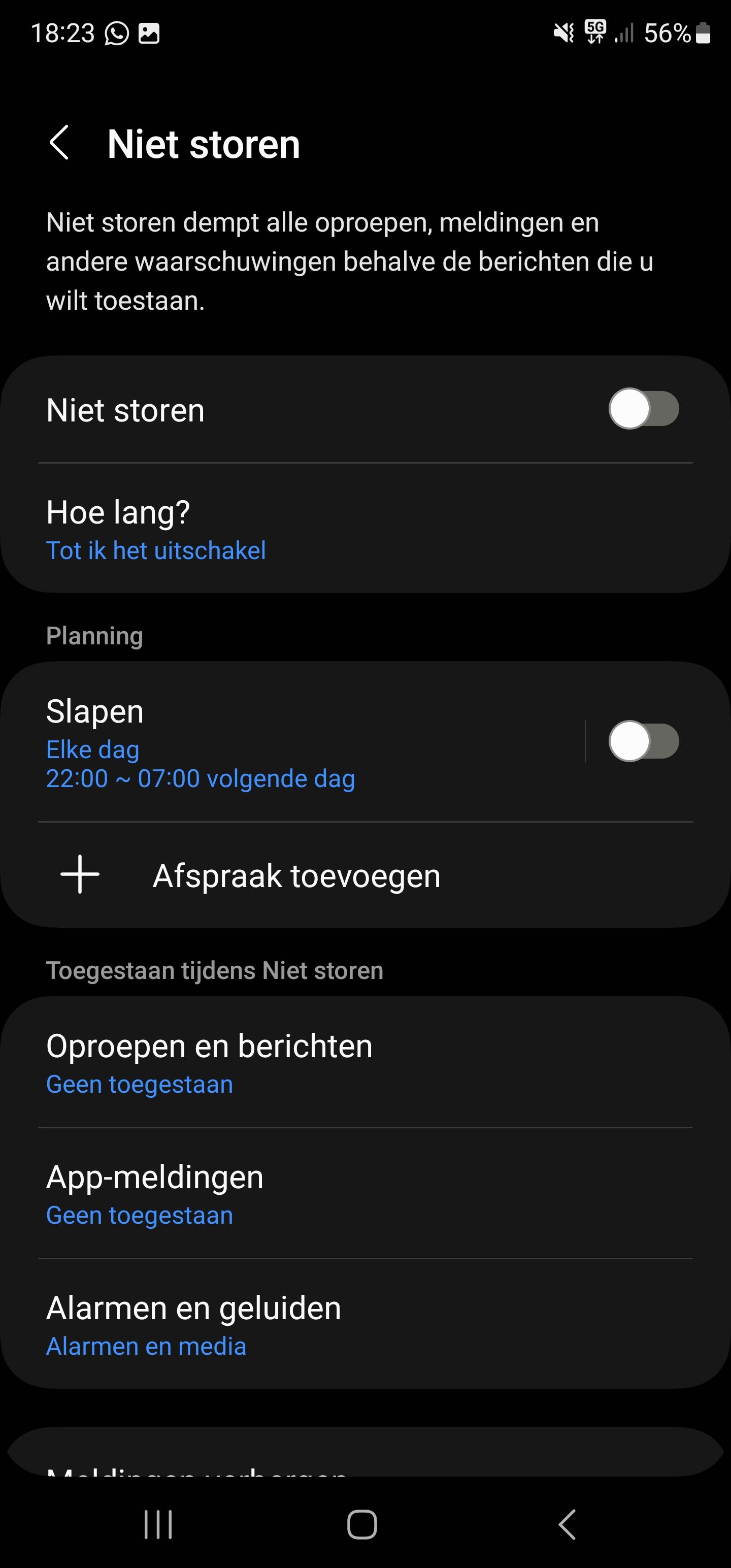 Opgelost: Niet storen probleem S21 - Samsung Community