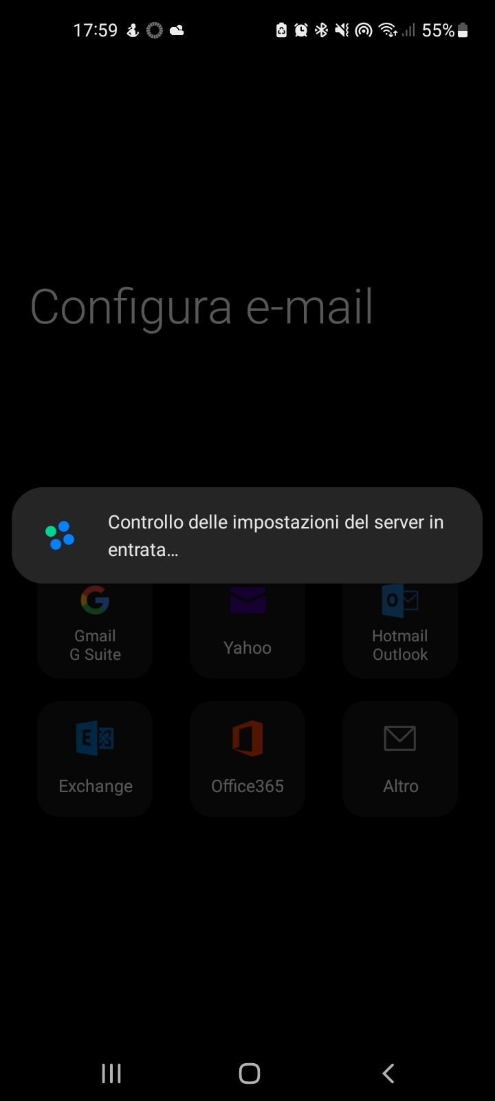 Ho problemi ad accedere con Samsung Email (utilizzo Gmail) - Samsung ...