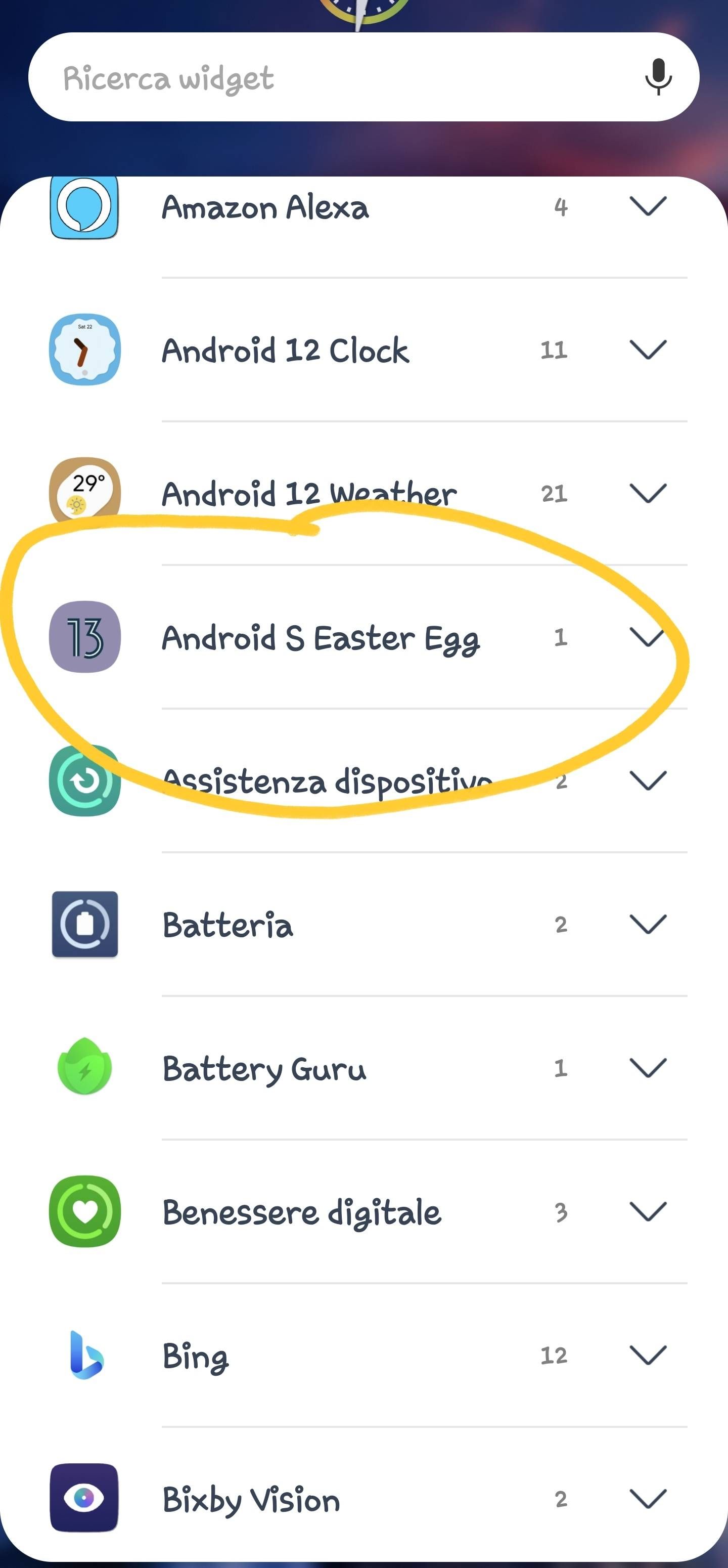 Widget android 13 Easter egg - Samsung Community
