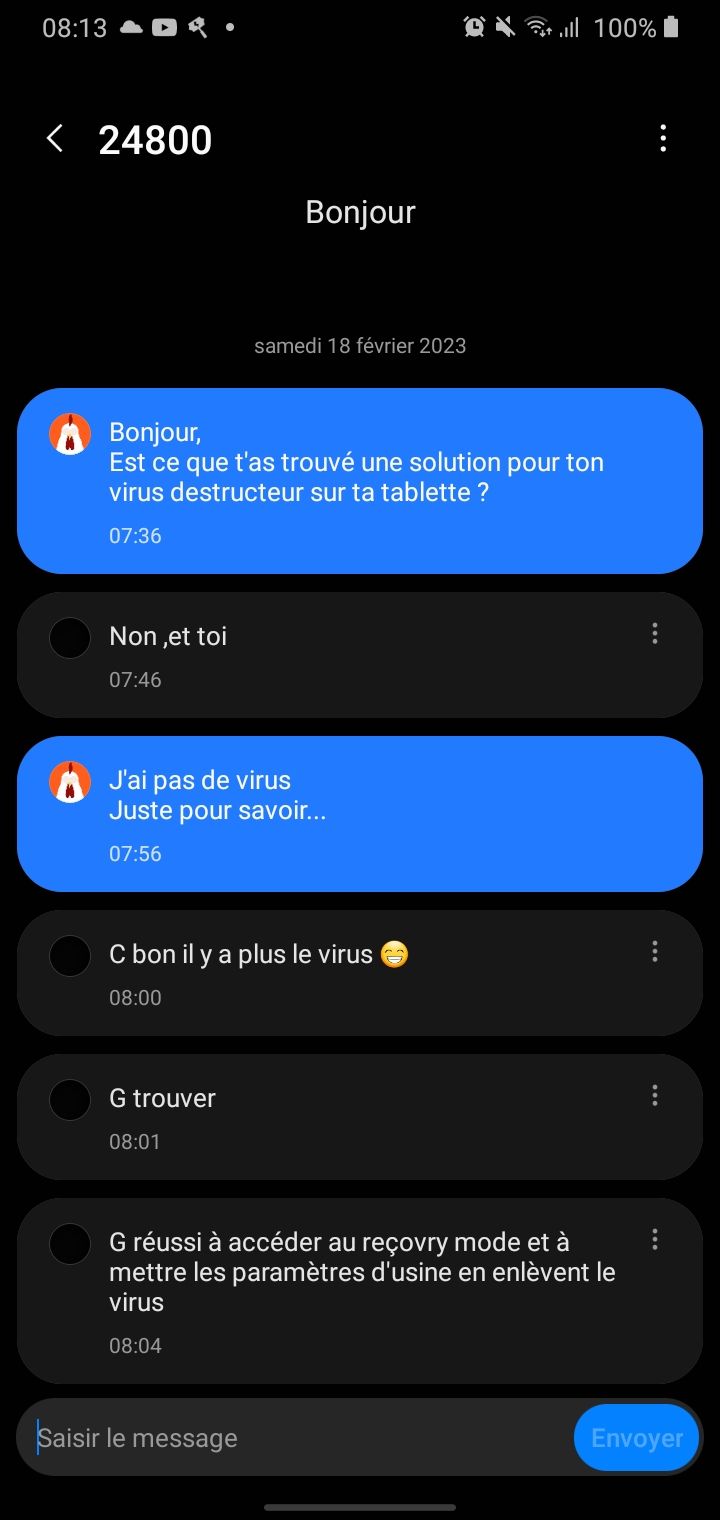 Résolu : VIRUS DESTRUCTEUR SUR MA TAB S6 LITE !!!!!!!! - Samsung Community