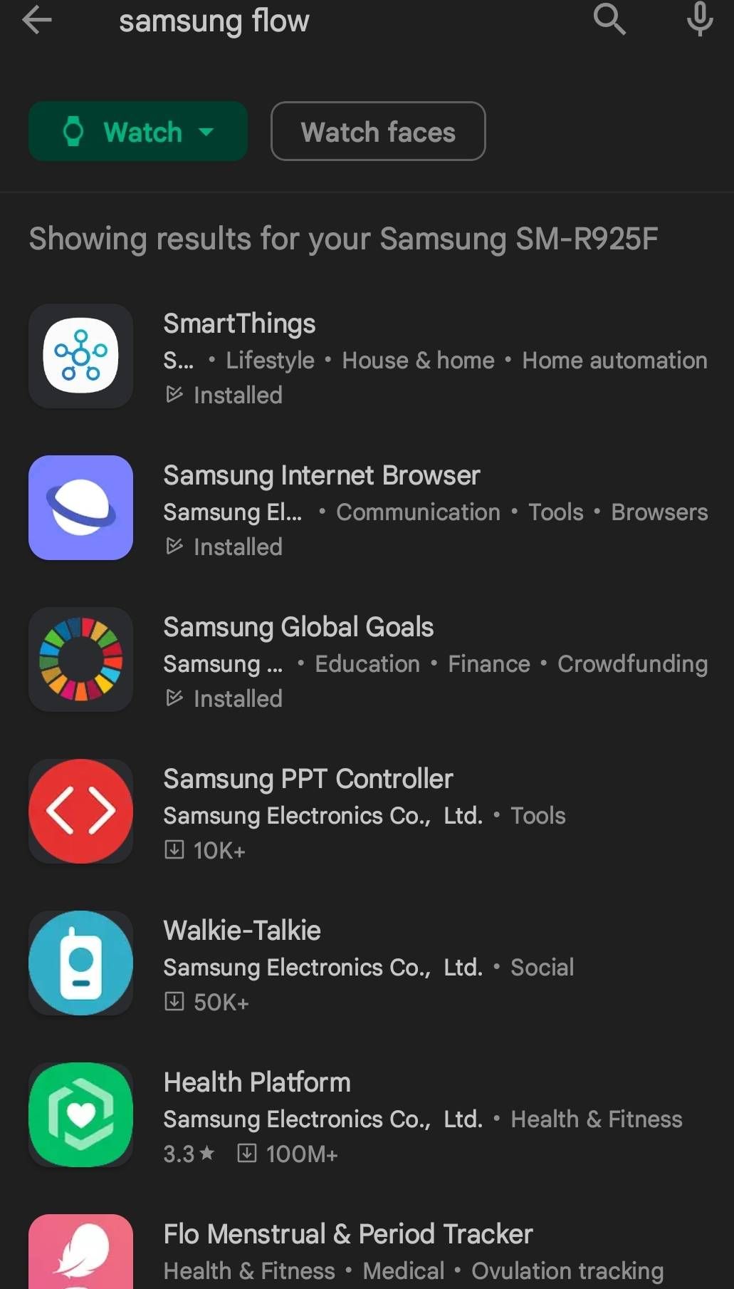 Samsung Flow disappeared from Galaxy Store? - Samsung Community