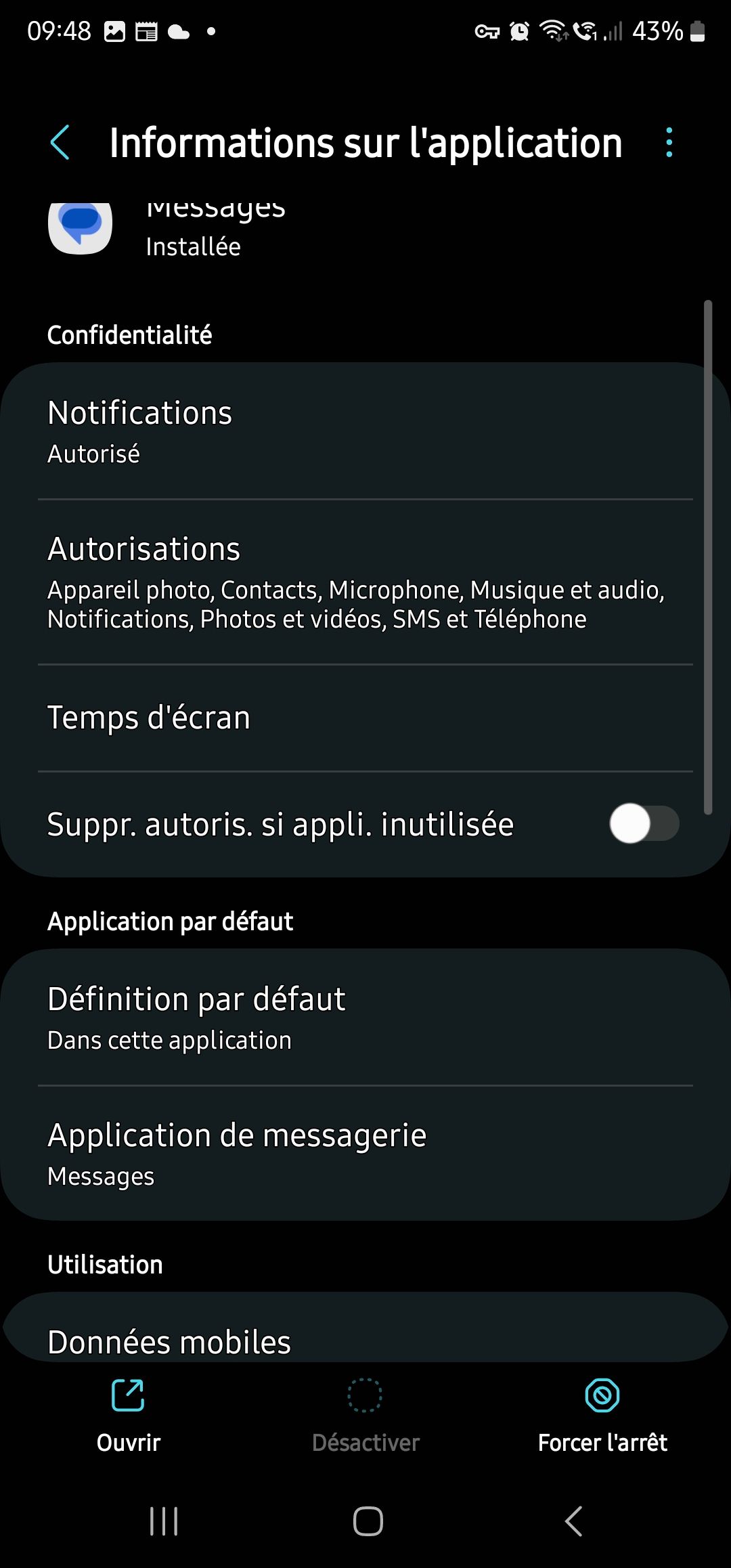 Notifications applications messages - viber - whatapps - insta ...