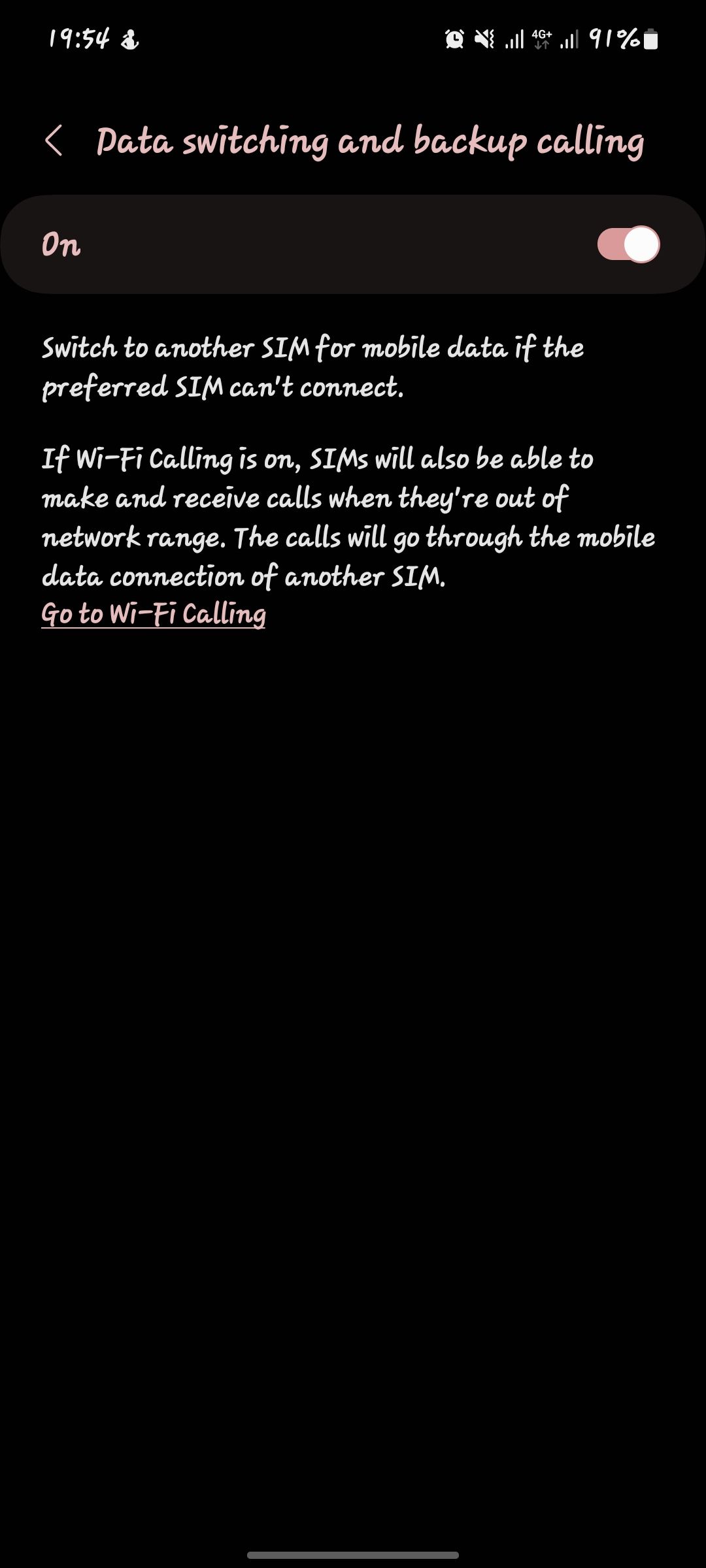 Rezolvat: Backup Calling - Samsung Community