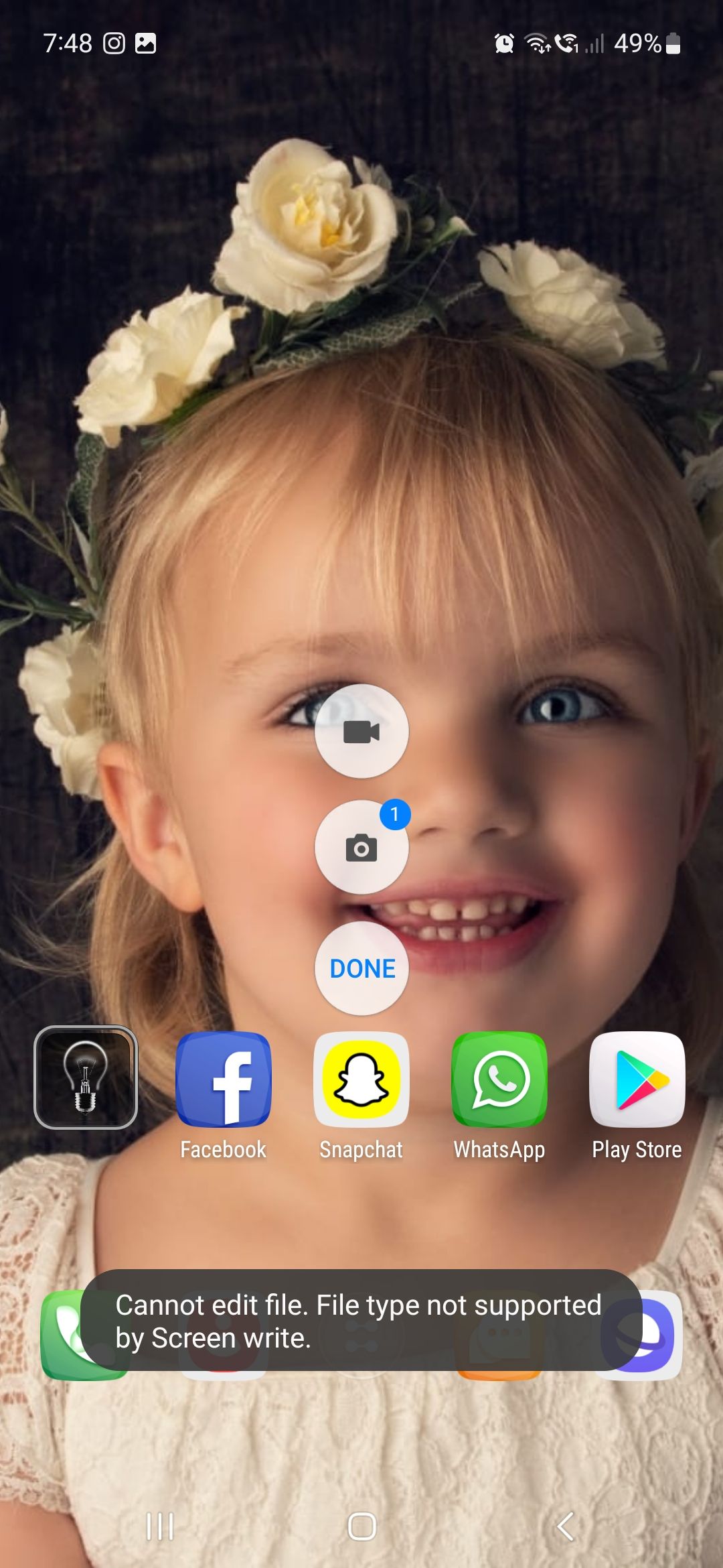 Screen shot error - Samsung Community