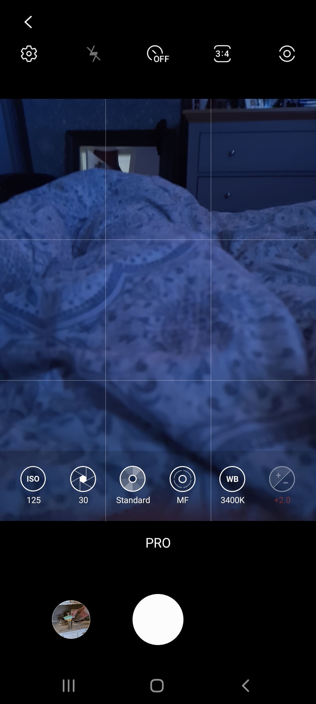 Where can I manually change Aperture on pro mode? - Samsung Community
