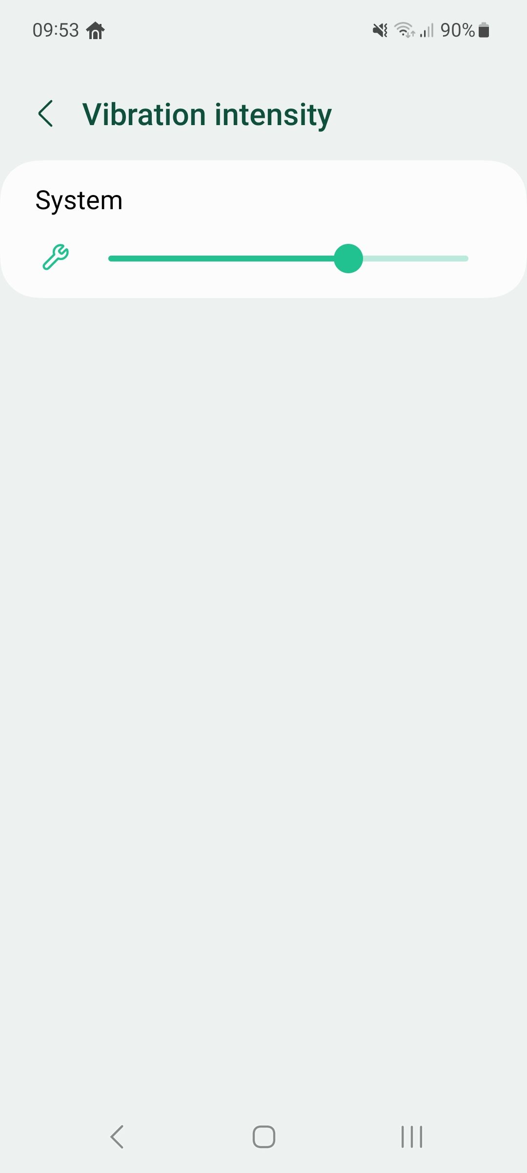 Galaxy A52 no option to change notification vibration intensity - Samsung Community