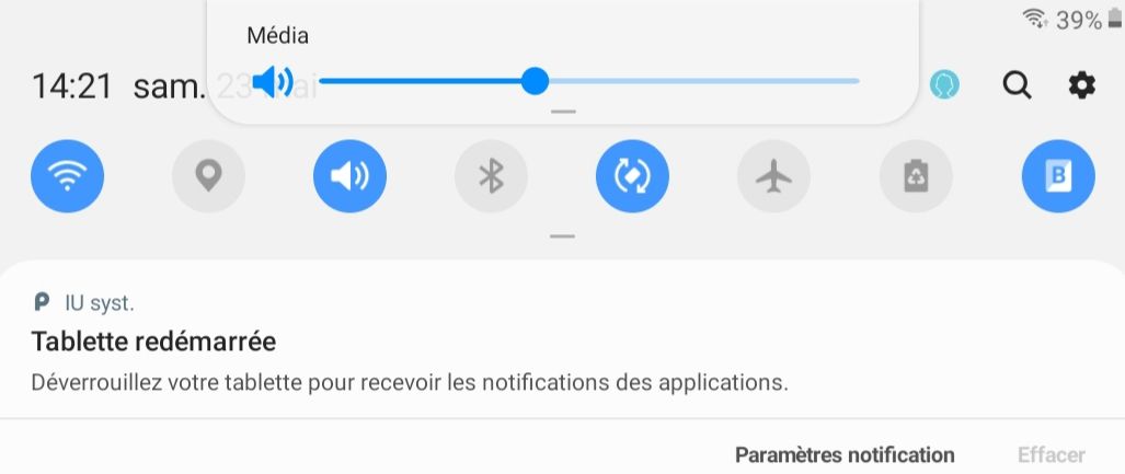 Résolu : Tablette Galaxy Tab A - Notification sur compte du nouvel ...