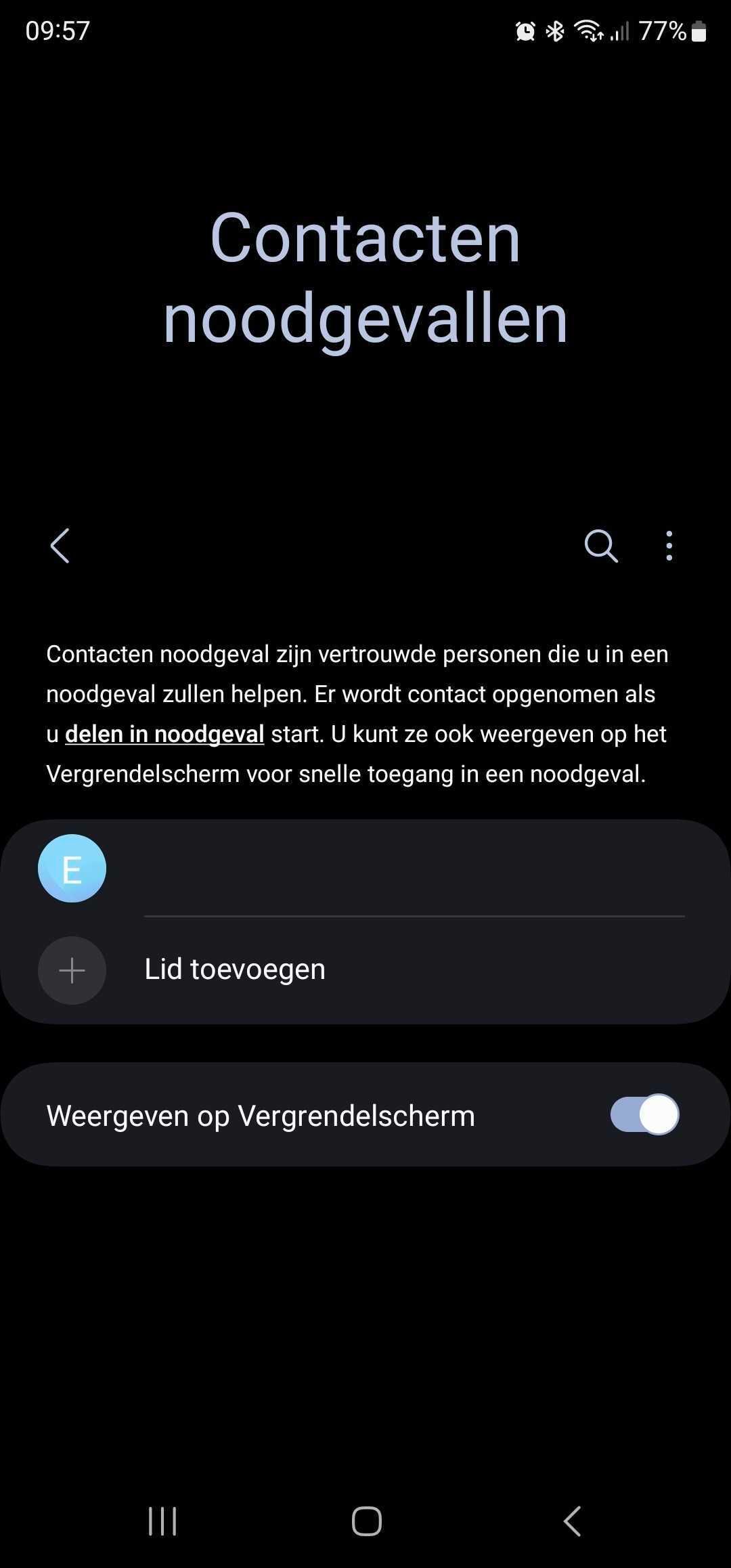 Opgelost: Noodnummer (ICE) Toevoegen - Pagina 2 - Samsung Community