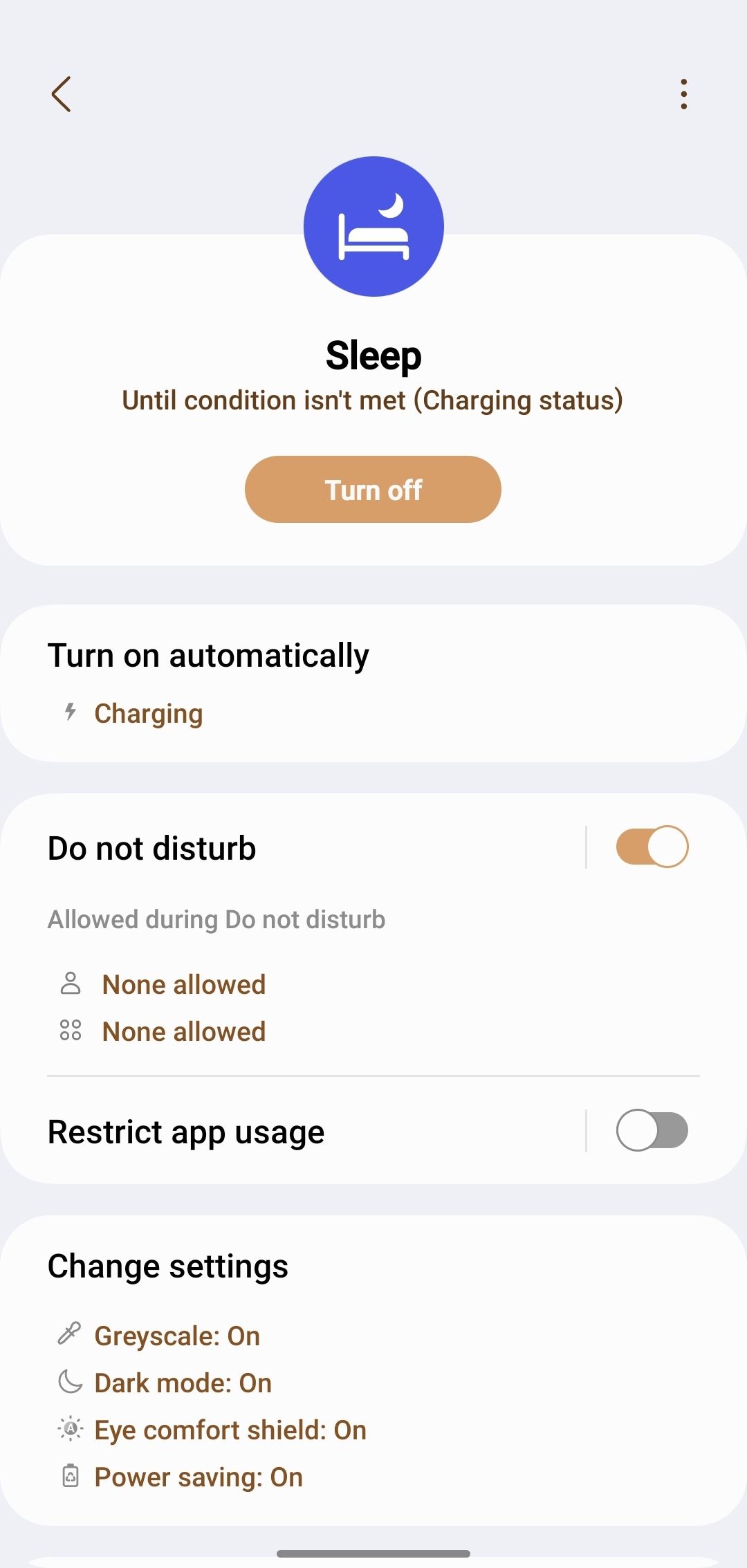 Combined rules for sleep mode - Samsung Community