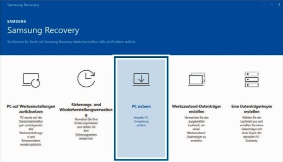 Samsung Galaxy Books (alle Modelle) >> Samsung Recovery App - Samsung ...