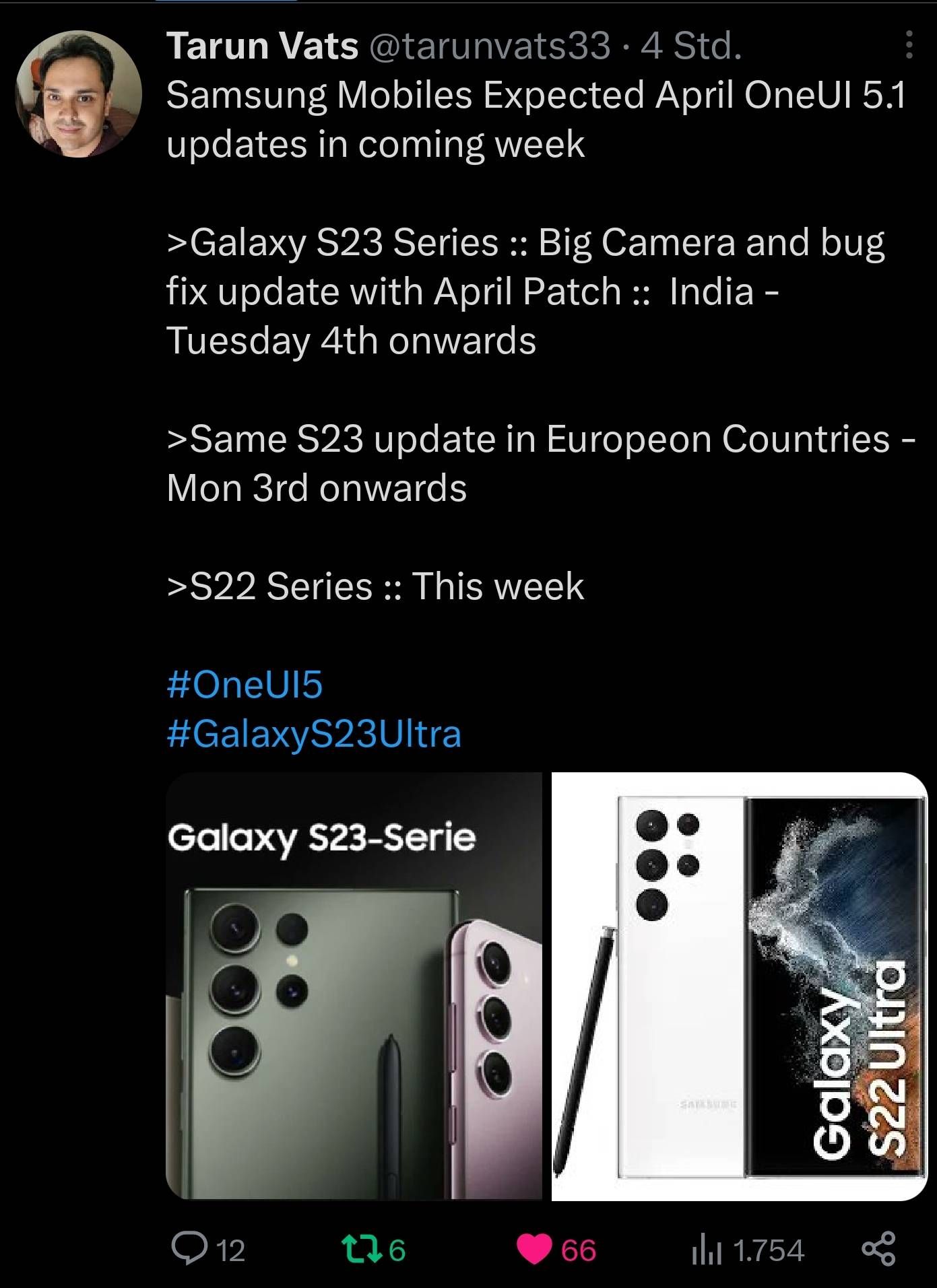 Großes S23 Software Update - Samsung Community