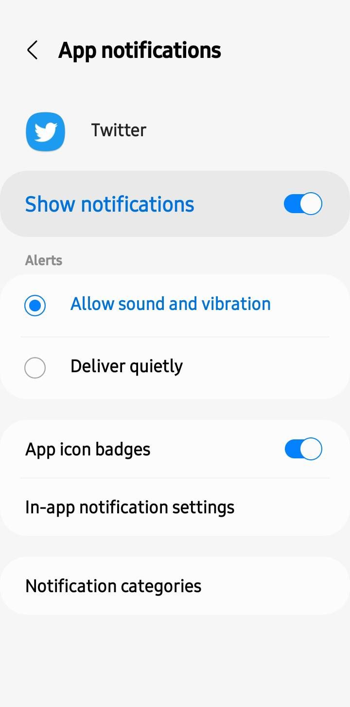 Push notification - Samsung Community