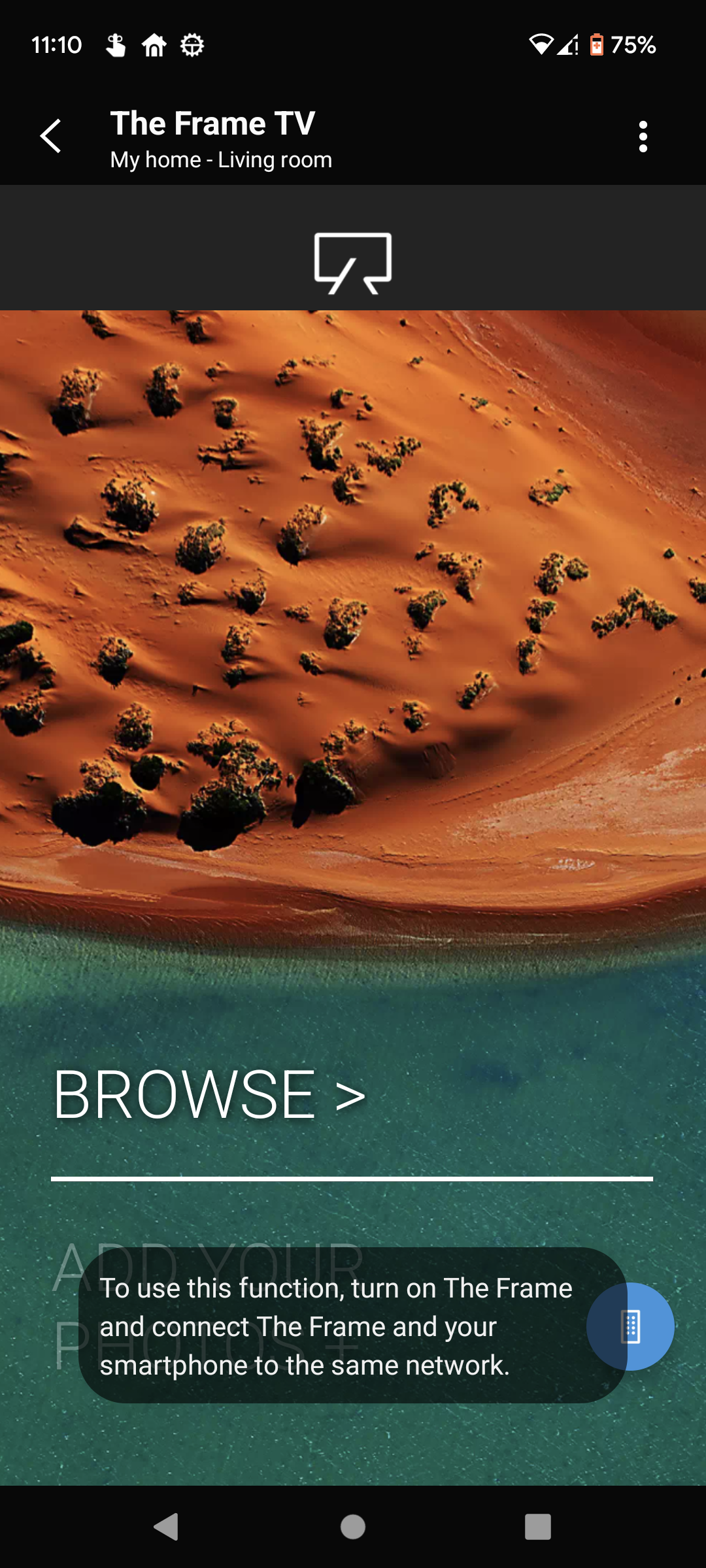 The Frame TV : cannot add photos - Samsung Community