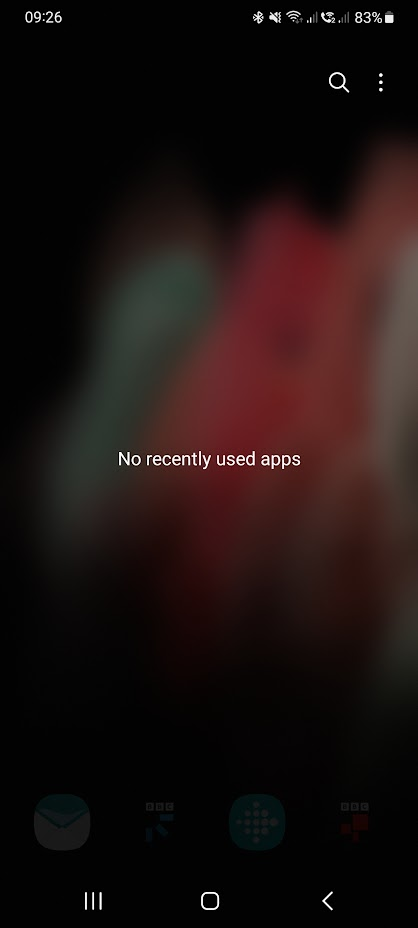 Recently Used Apps missing again - Samsung Community