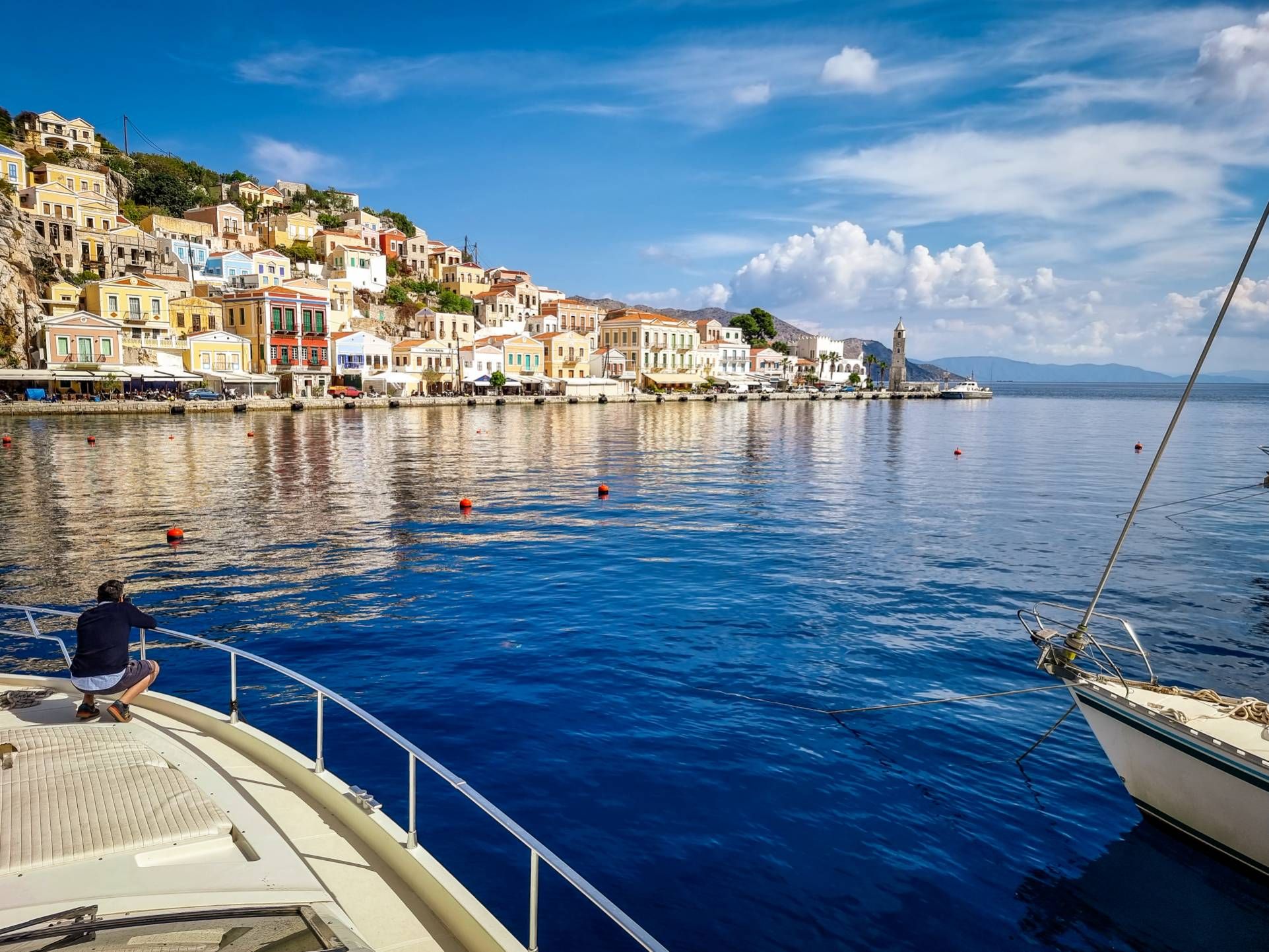 Boat trip to Symi island from Rhodes Greece with the Galaxy S21 Ultra ...