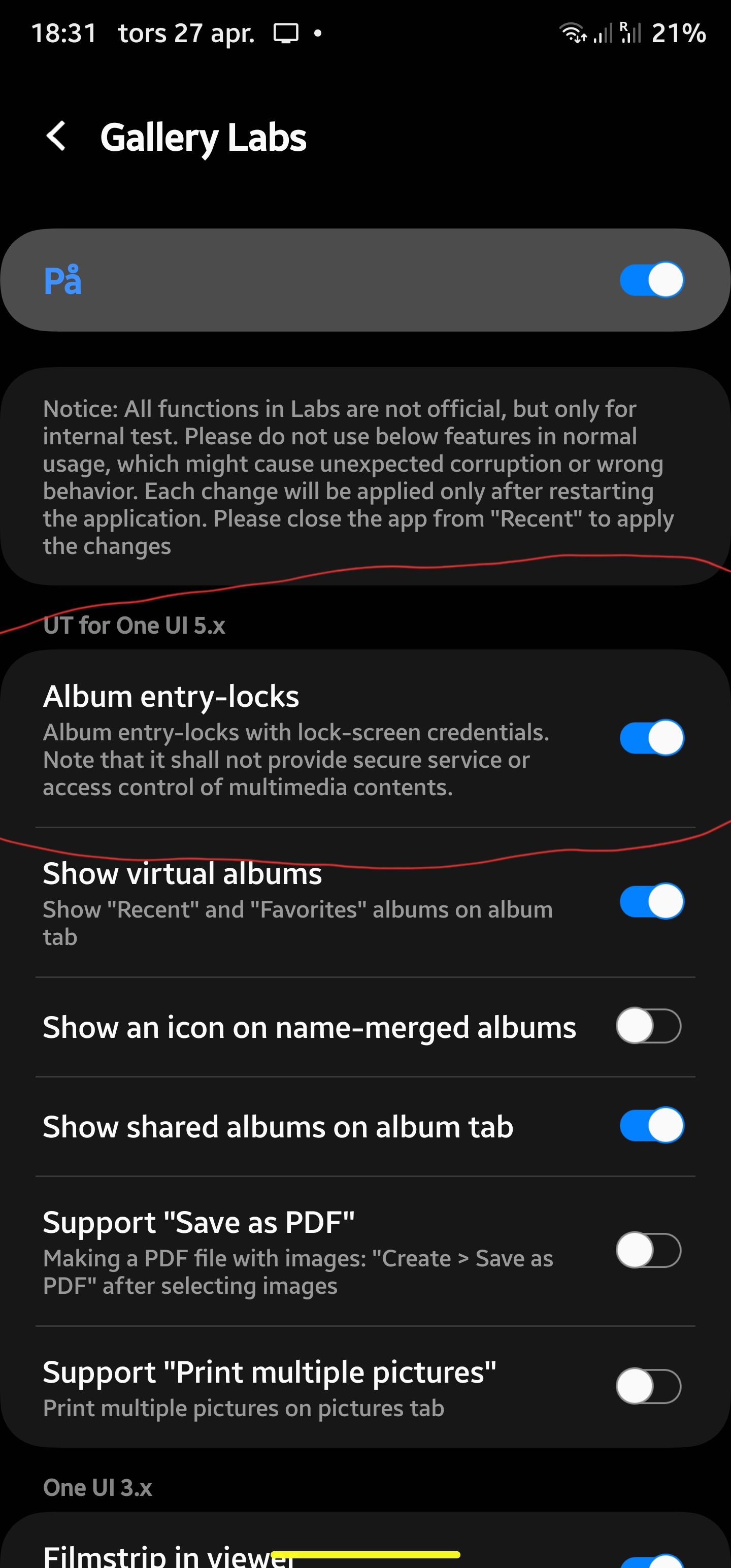 Lock your gallery album - Samsung Community