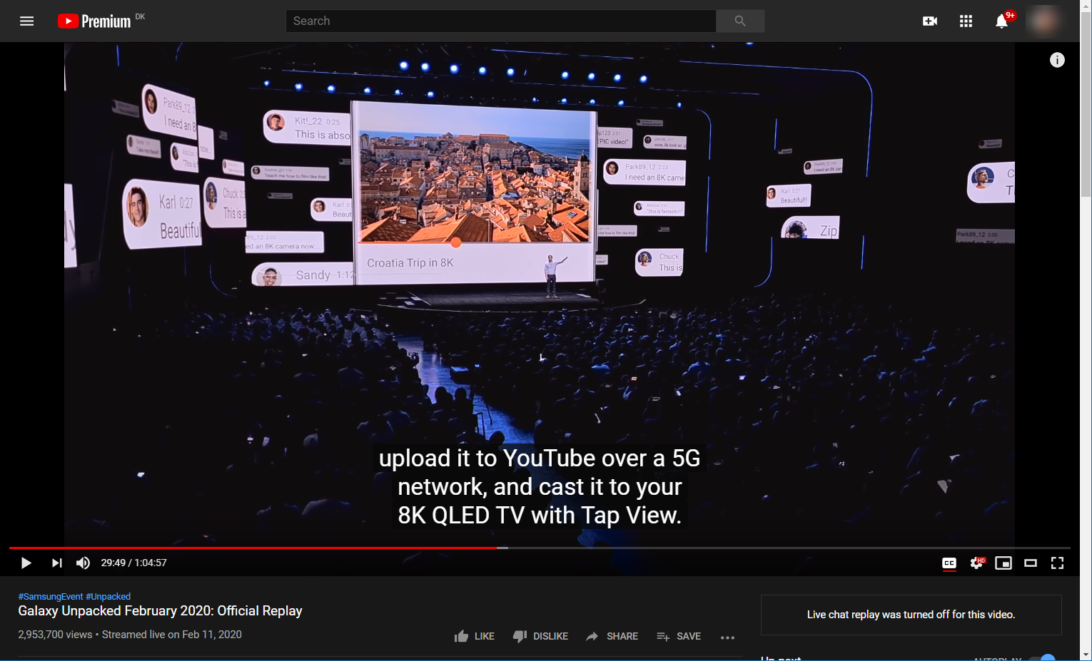 Codec AV1 Youtube 8K - Samsung Community