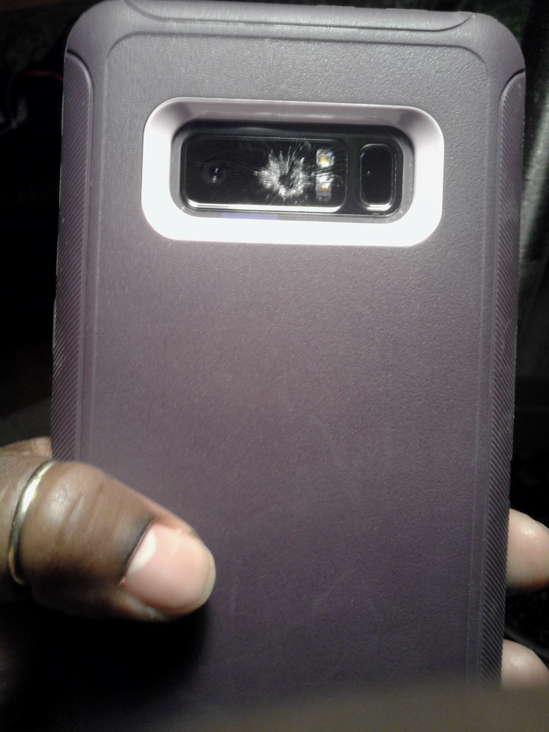 Solved: Galaxy Note 8 rear camera glass cracked - Page 2 - Samsung ...