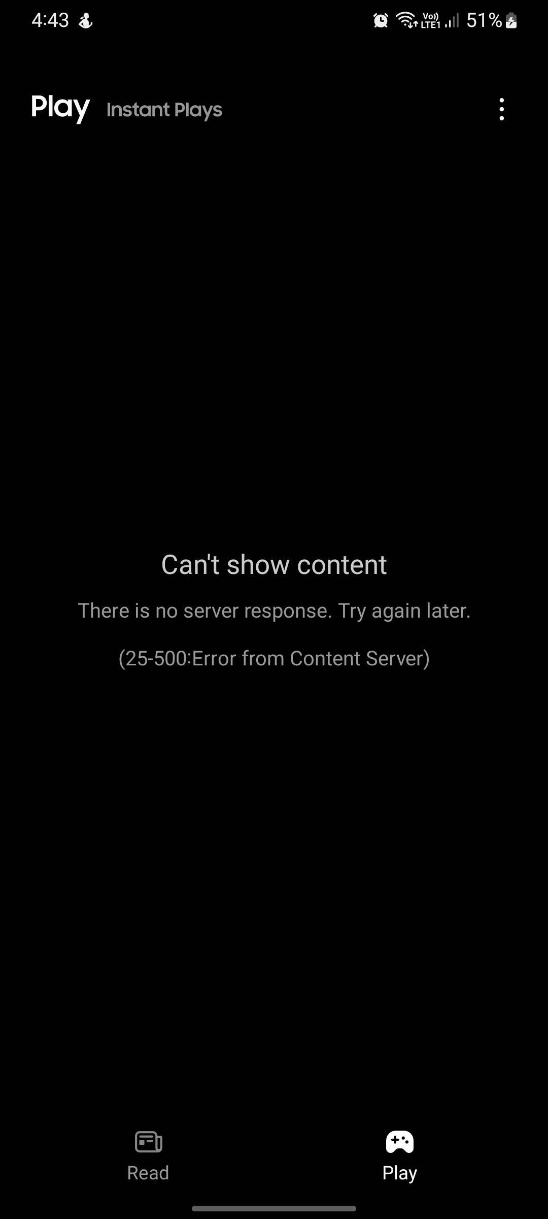 Solved: Instant plays not working - Samsung Community