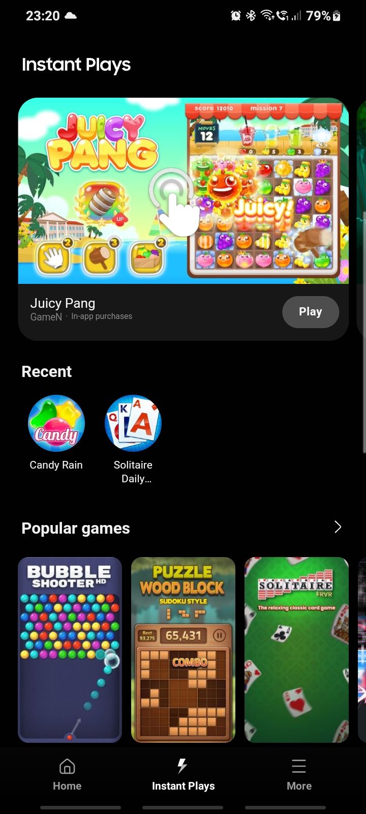 Solved: Instant plays not working - Samsung Community
