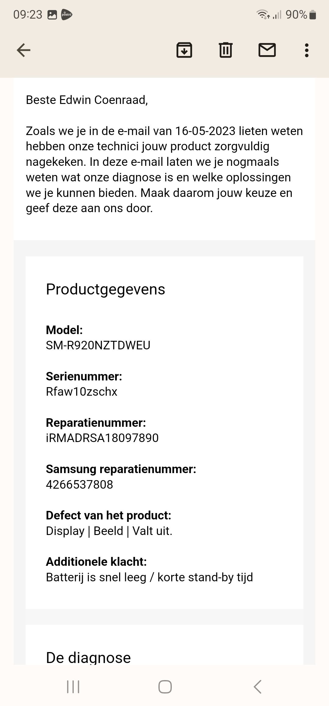Dode pixel galaxy watch 5 pro - Samsung Community