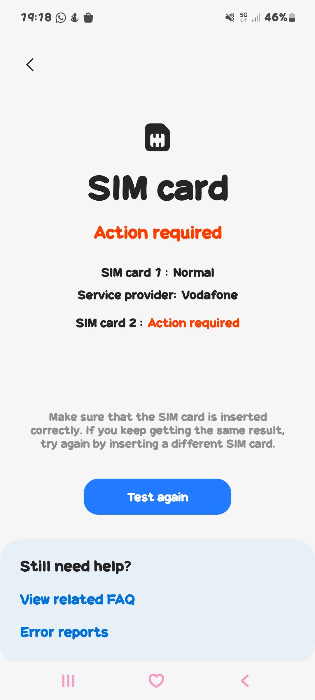 Solved: Sim card 2 - Samsung Community