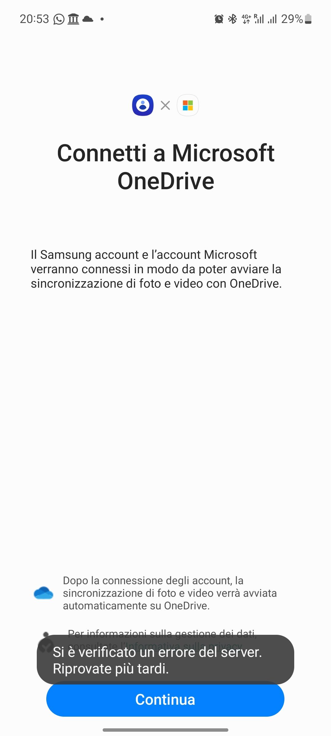 Problema con onedrive - Samsung Community
