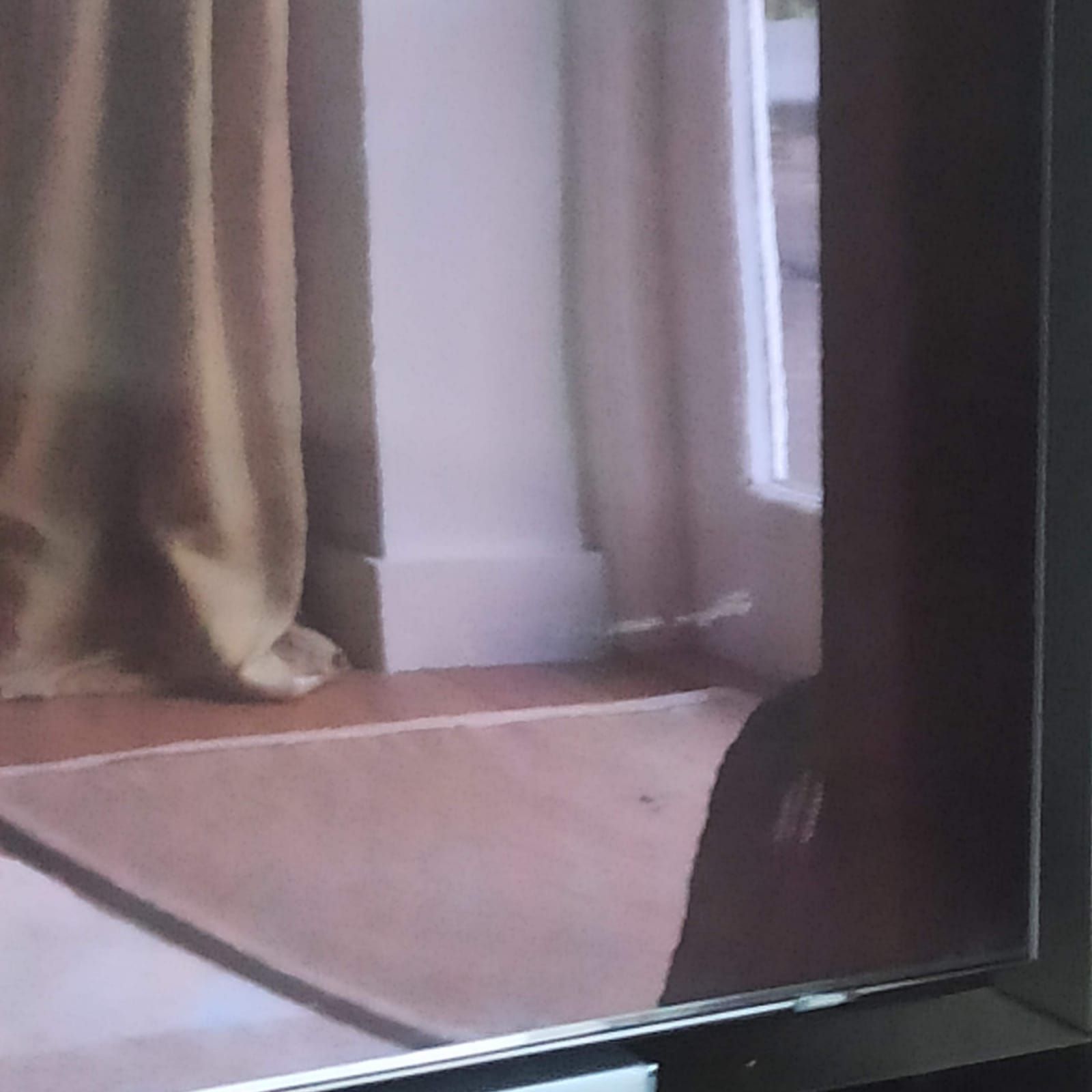 Is this screen damage or a screen fault on a new QLED TV ? - Samsung ...