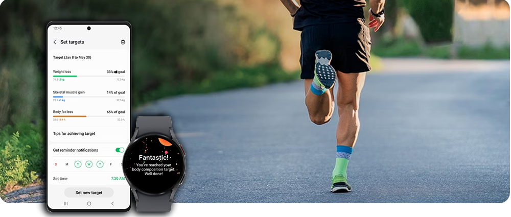 Set up a workout program on your Samsung Health app