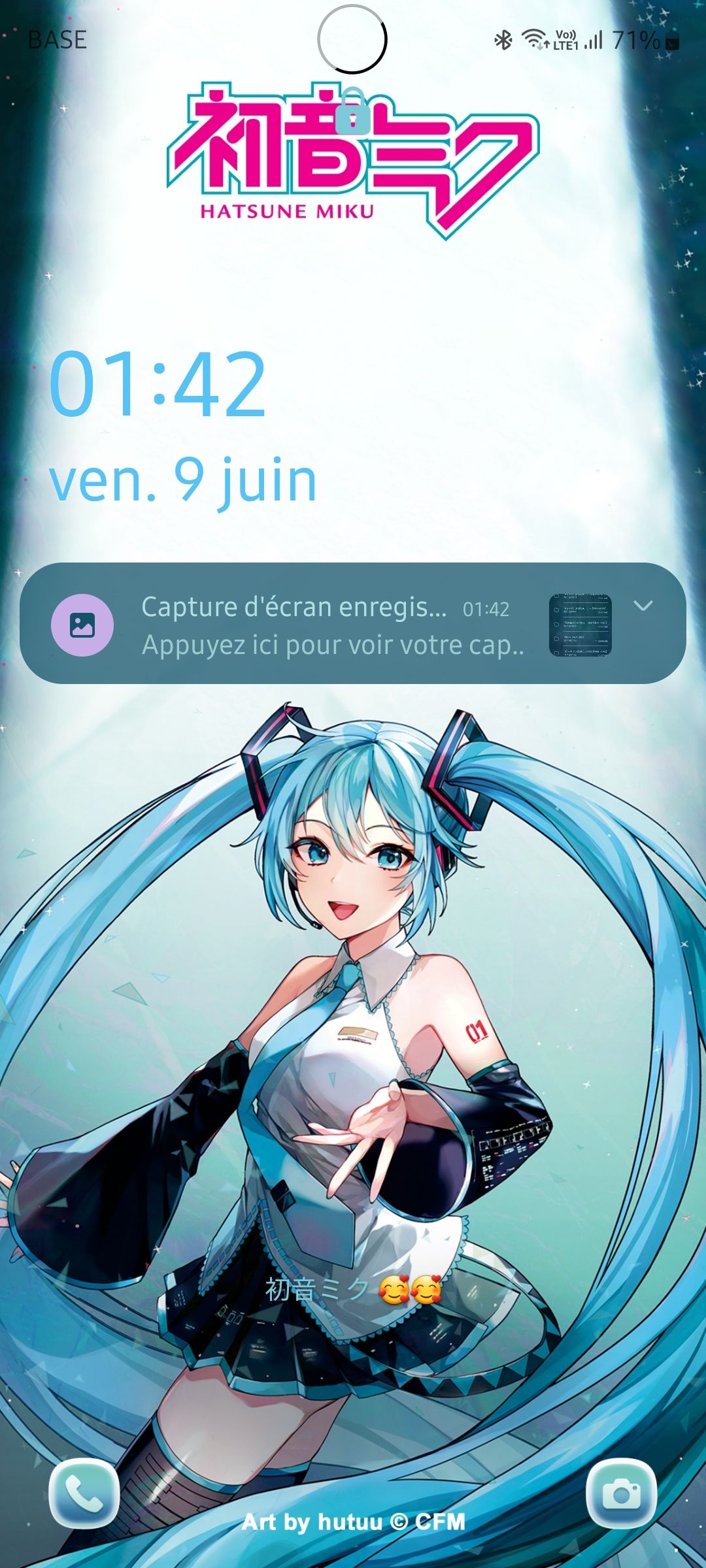 Thème Hatsune Miku - Samsung Community