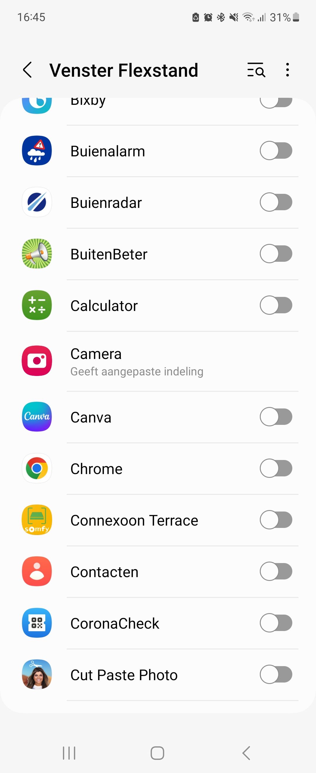 Opgelost: Flexstand camera - Samsung Community
