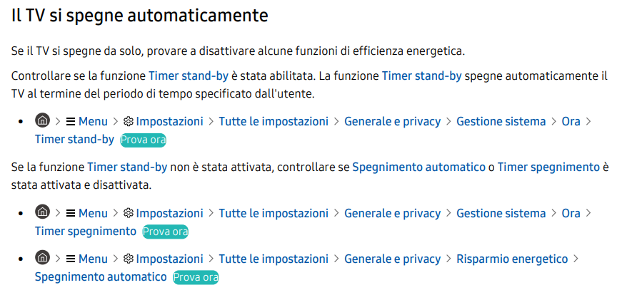 Qled si spegne e riaccende continuamente - Samsung Community