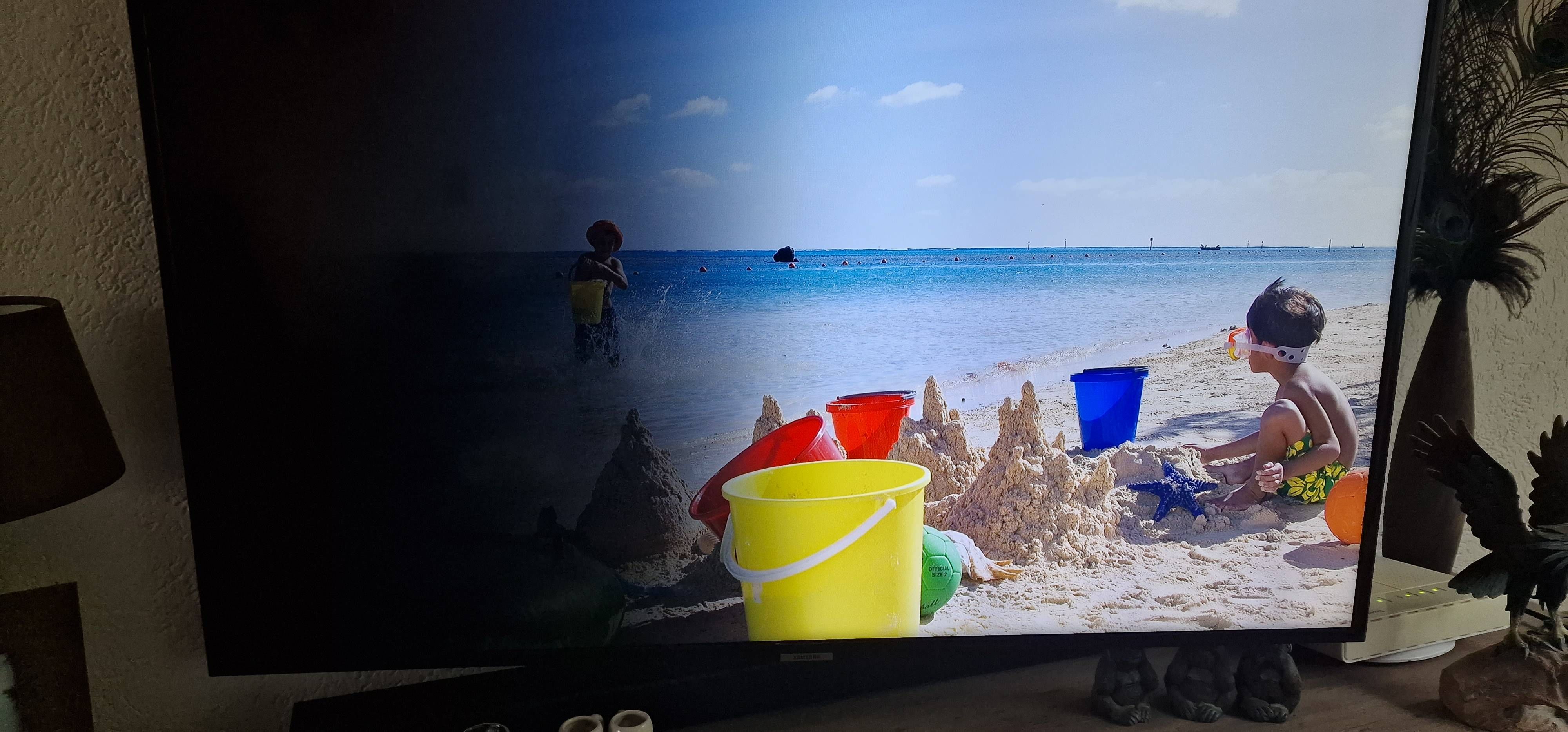 Opgelost: Deels zwart scherm samsung tv - Samsung Community
