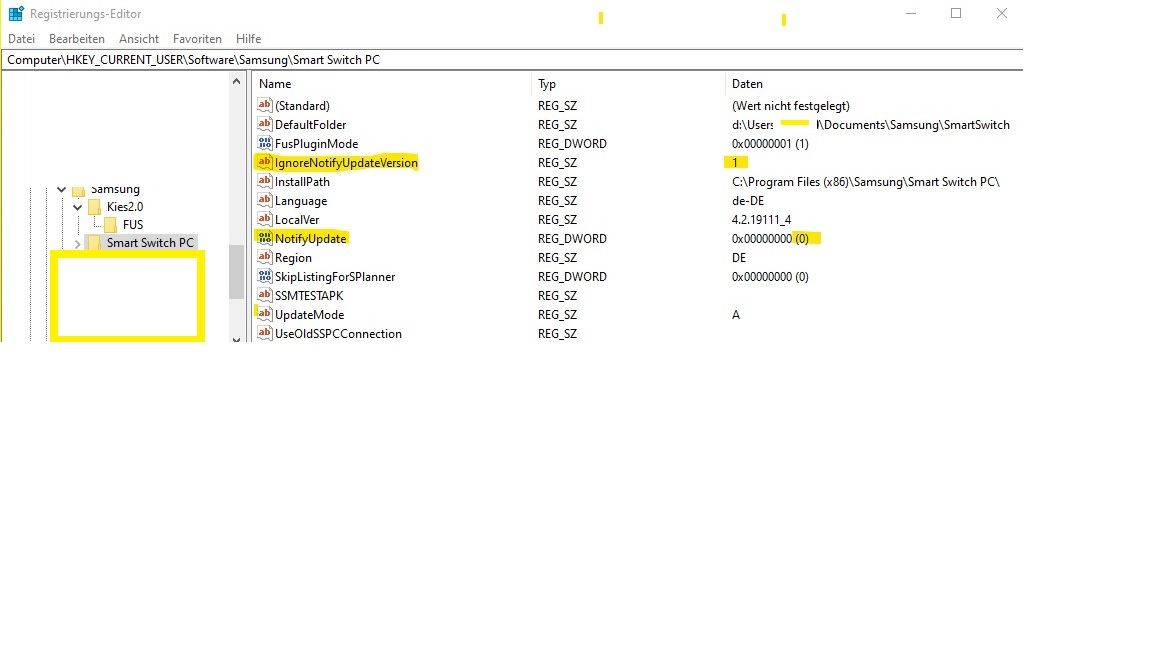 Fehler bei Smart Switch PC für Windows (Update-Schleife) - Samsung Community