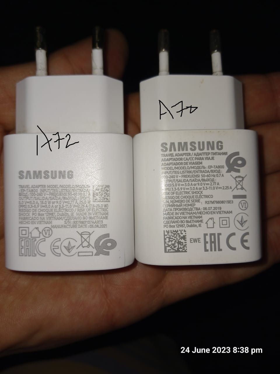 is that charger fake ? 25W - Samsung Community
